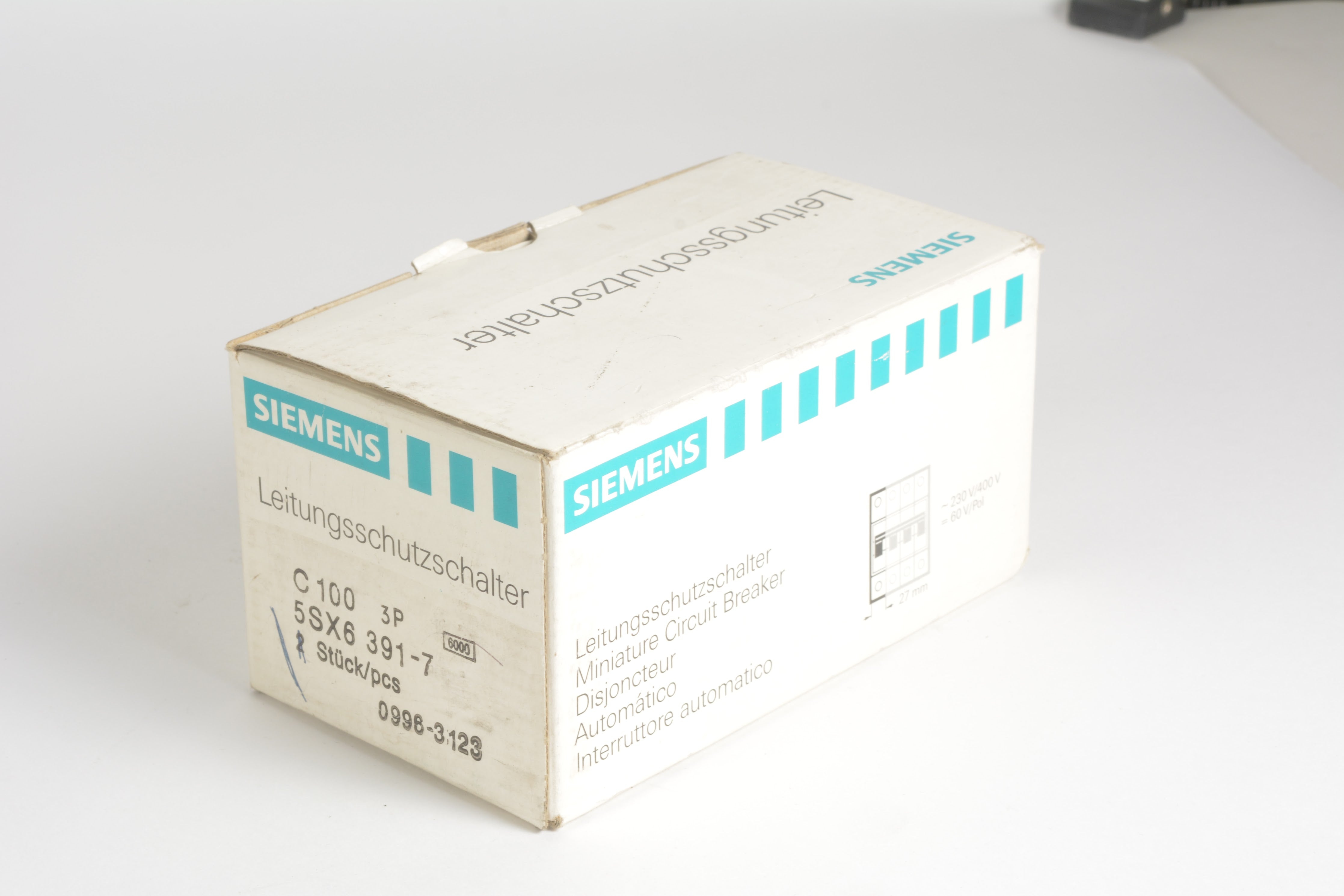 Siemens C100 5SX6 391-7 Circuit Breaker Box of 2 – NTC Tech