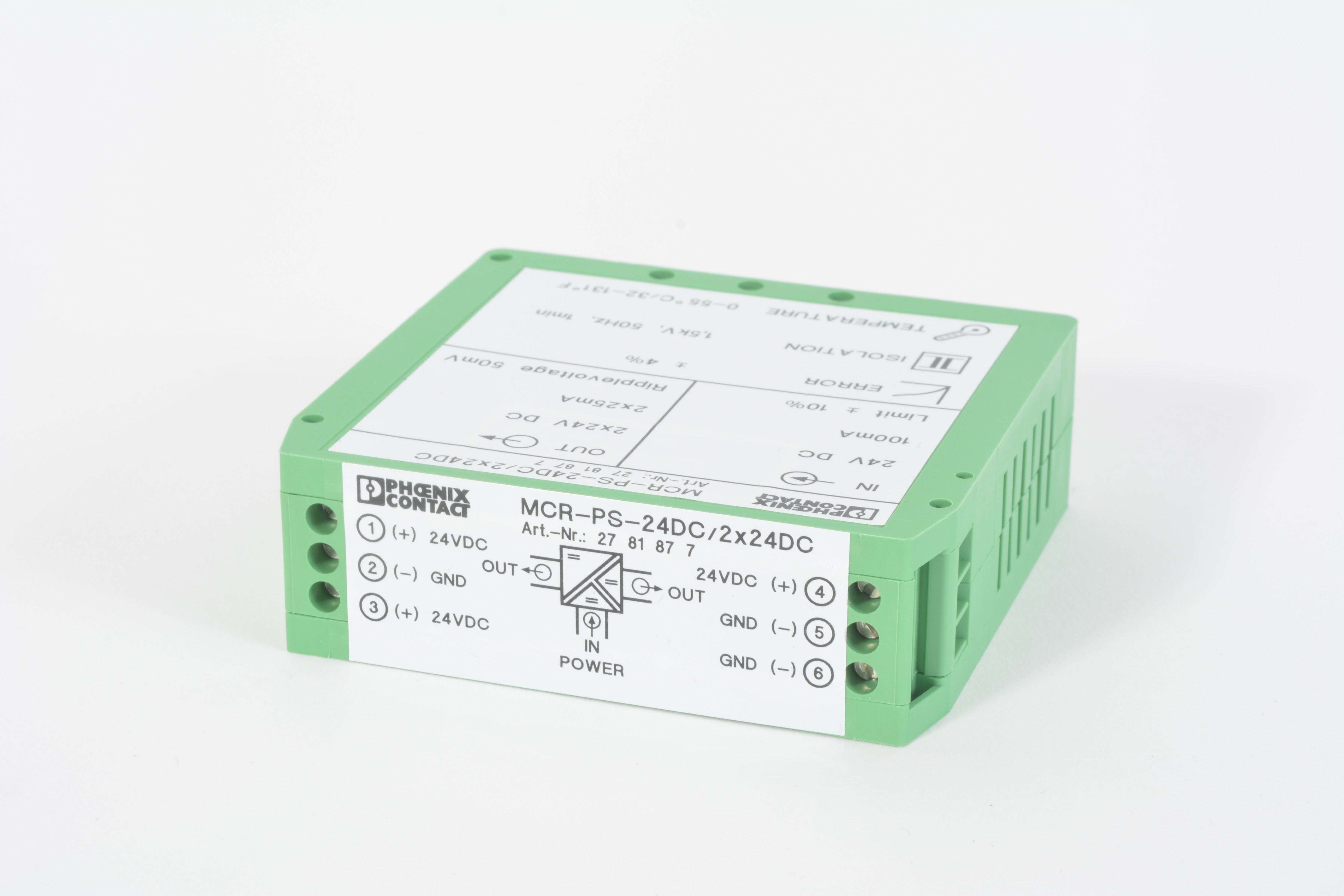 Phoenix Contact MCR-PS-24DC/2x24DC Auxiliary Contactor - 2781877 – NTC Tech