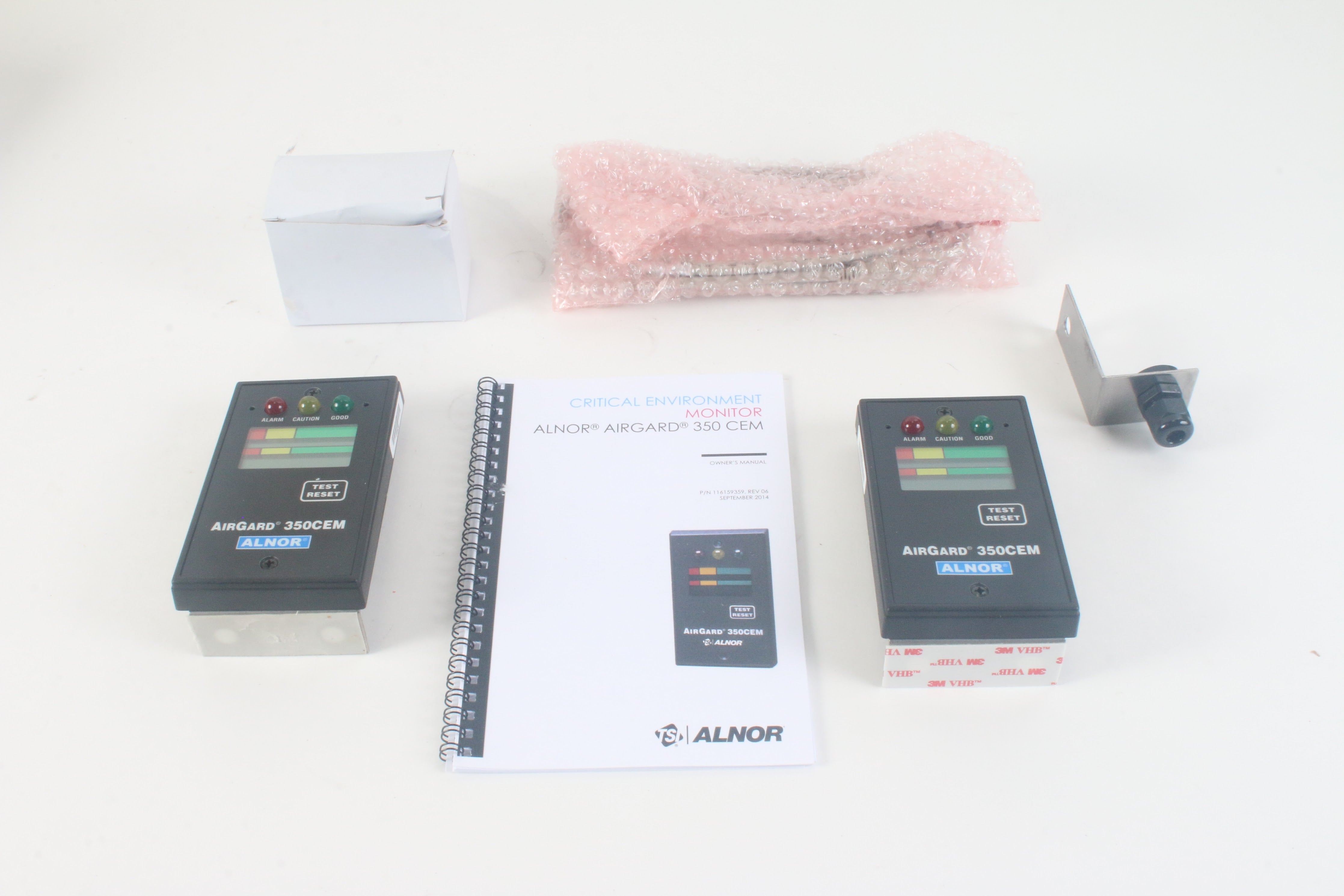 Alnor 350-CEM Assembly Air Flow Monitor W/ Probe , Connector , Power S ...