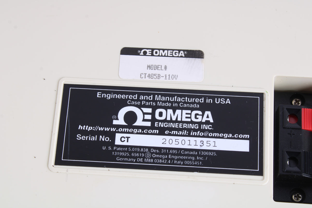 Omega CT485B Temperature / Humidity Chart Recorder Tan - Fair Conditio ...