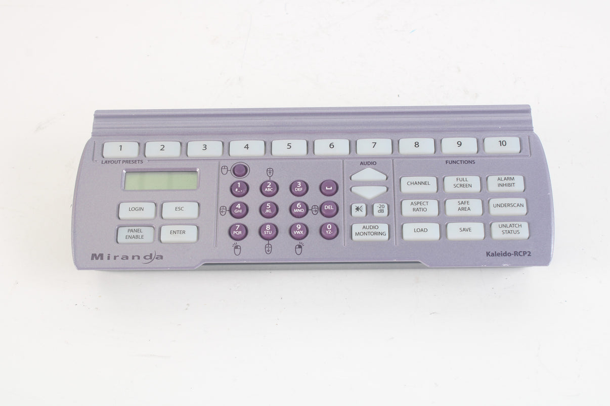 Miranda Kaleido-RCP2 Series RCP2 Ethernet Remote Control Panel / KM Ga ...