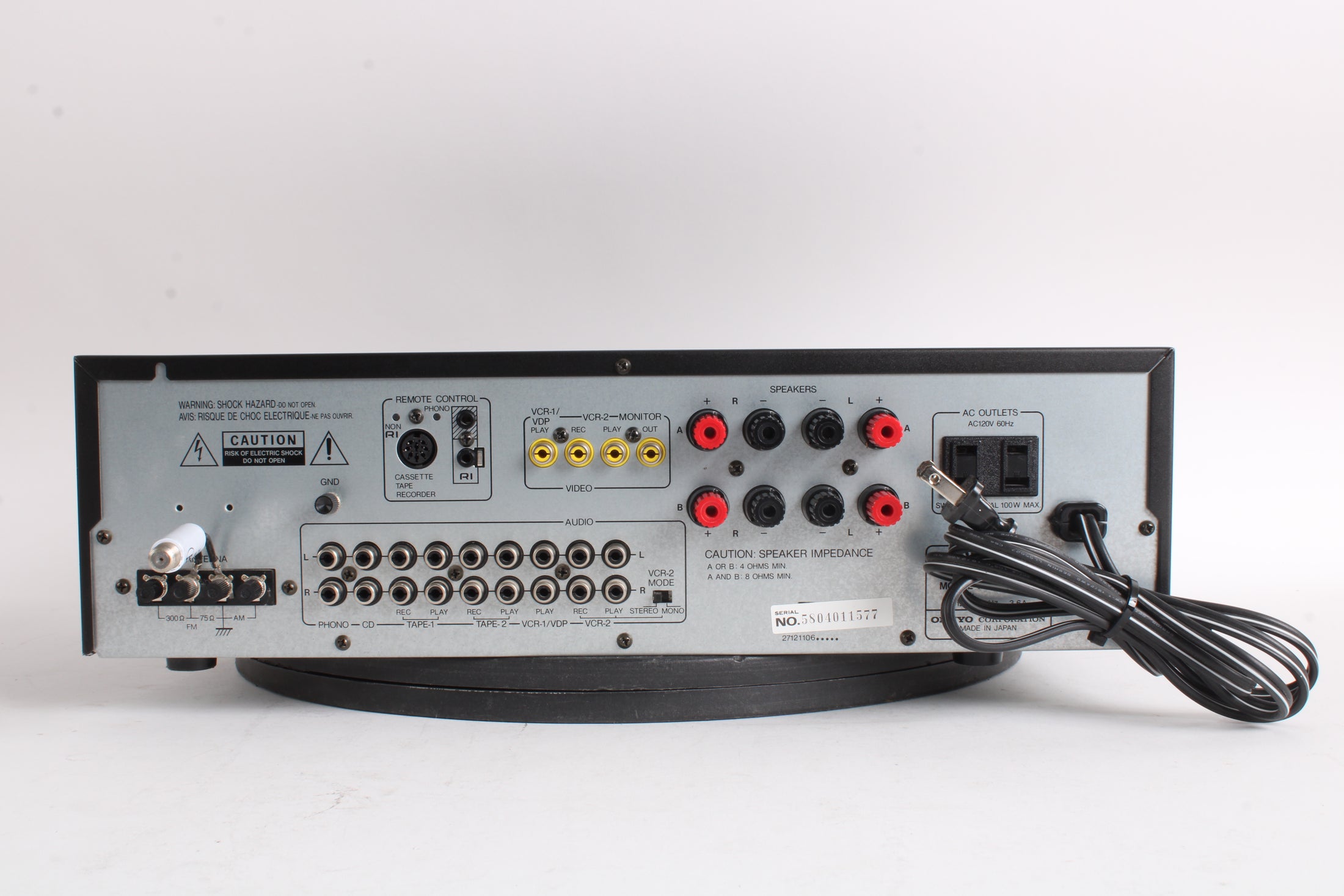 Onkyo TX-850 Quartz Synthesized Tuner Amplifier – NTC Tech