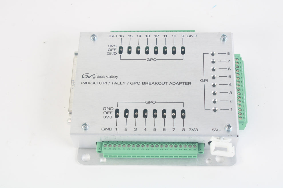 Grass Valley Tally/RC 4184 Indigo GPI / Tally / GPO Breakout Adapter ...