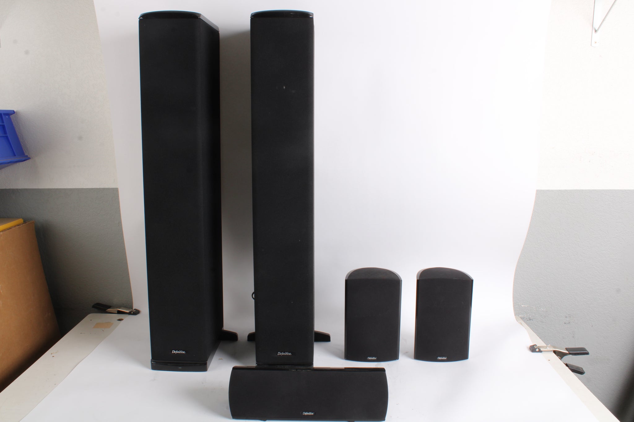Definitive Speaker System BP7006 Tower w/ Subwoofer 1000 Satellite 100 ...