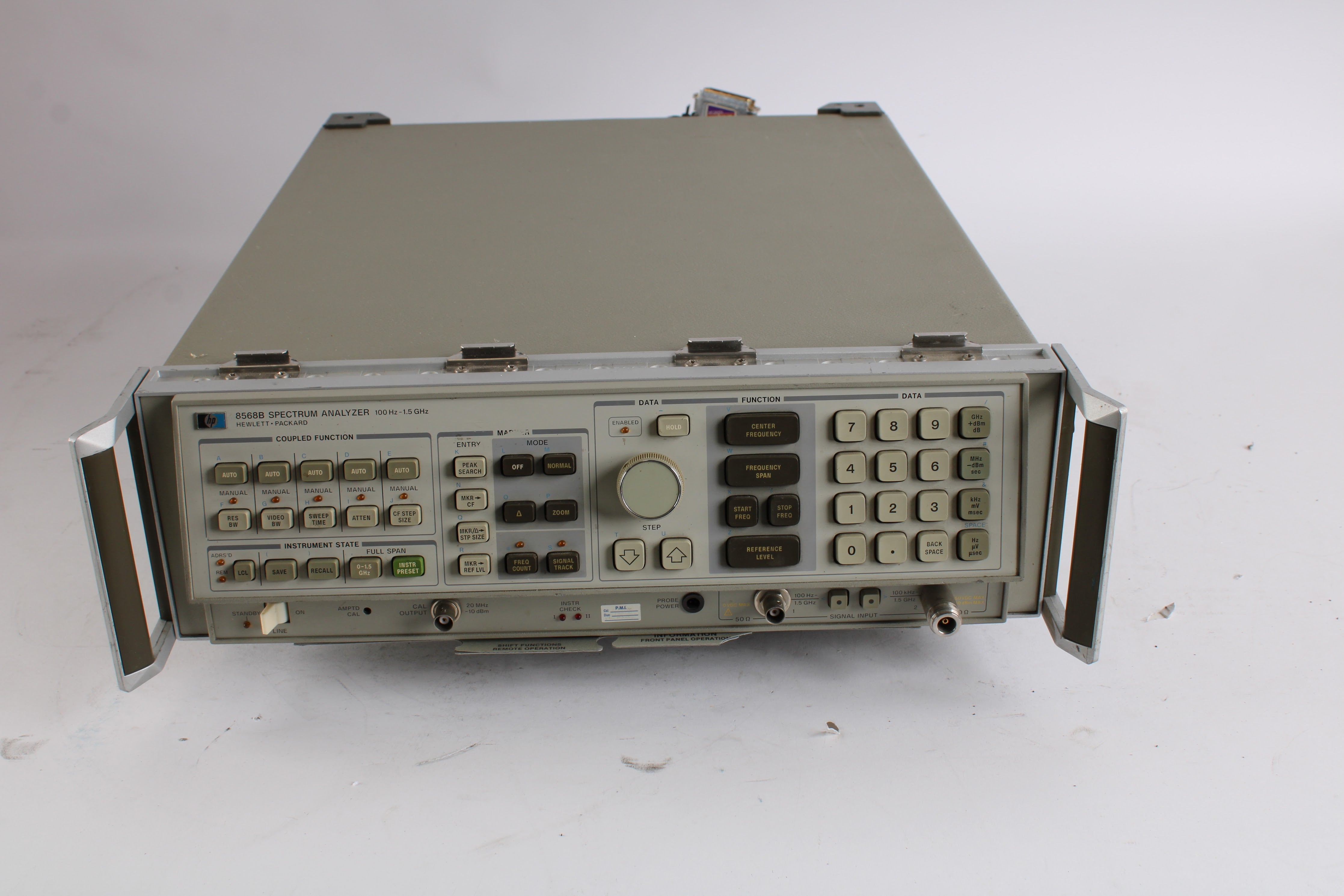 HP / Agilent / Keysight 8568B Spectrum Analyzer W/85662-60093 Coax Cab ...