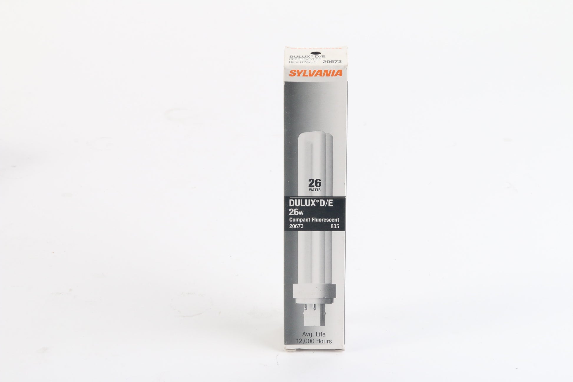 Sylvania 20673 Dulux D/E 26W Compact Fluorescent (Lot of 18) 046135206 ...