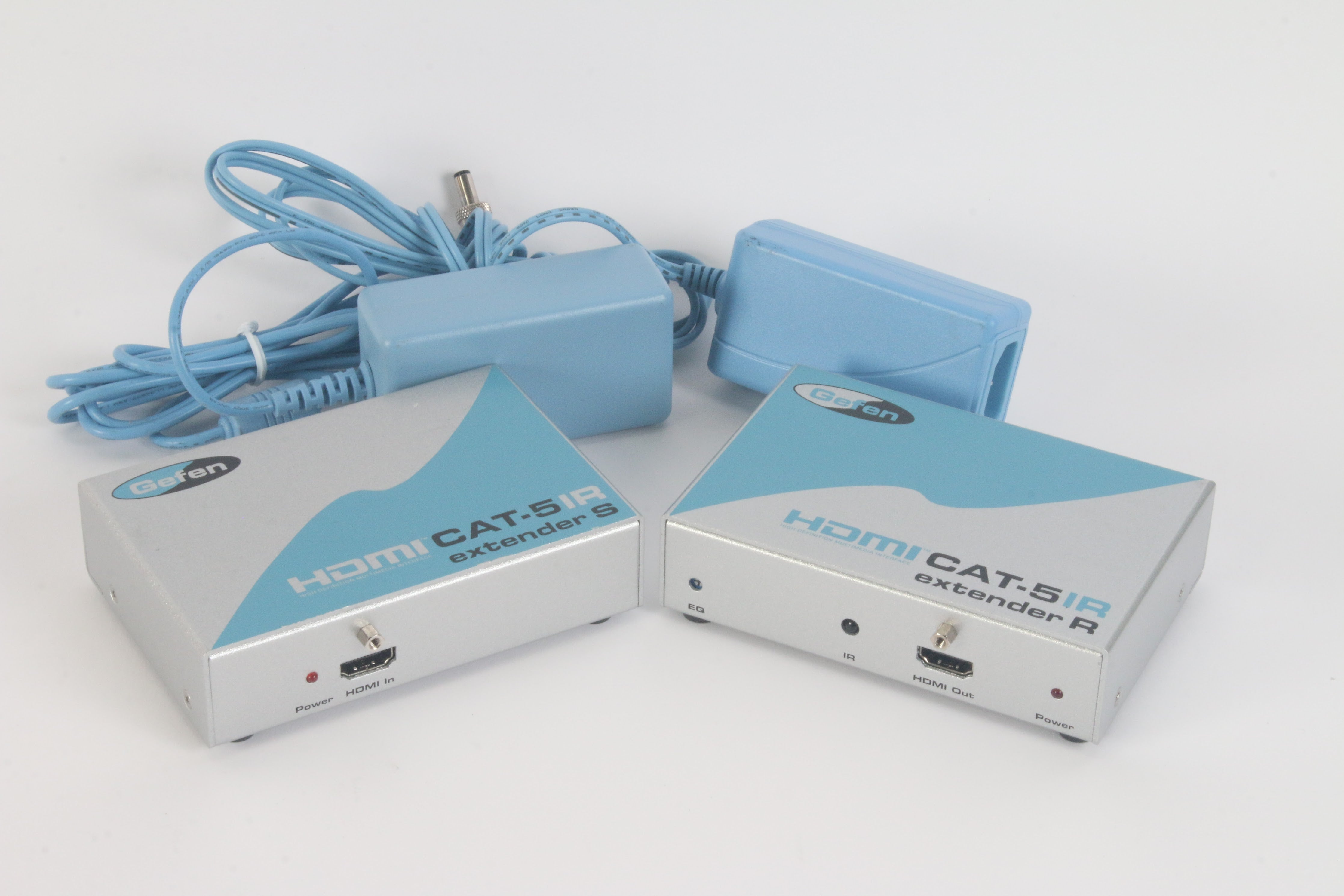 Gefen Receiver and Sender HDMI CAT-5 IR Extender R/S with Power Supply ...