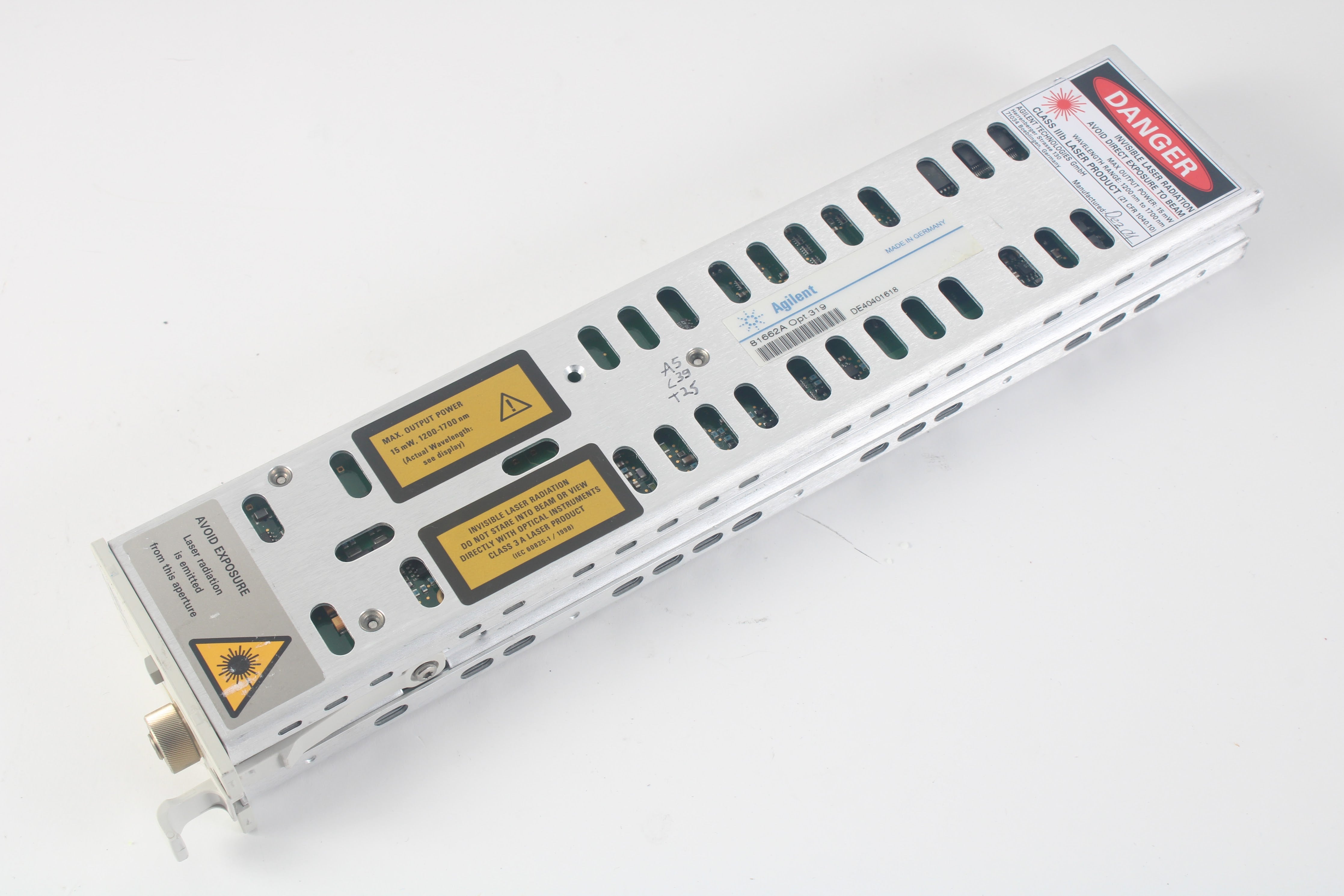 Agilent HP Keysight 81662A DFB Laser Source Module with Option 319 153 ...