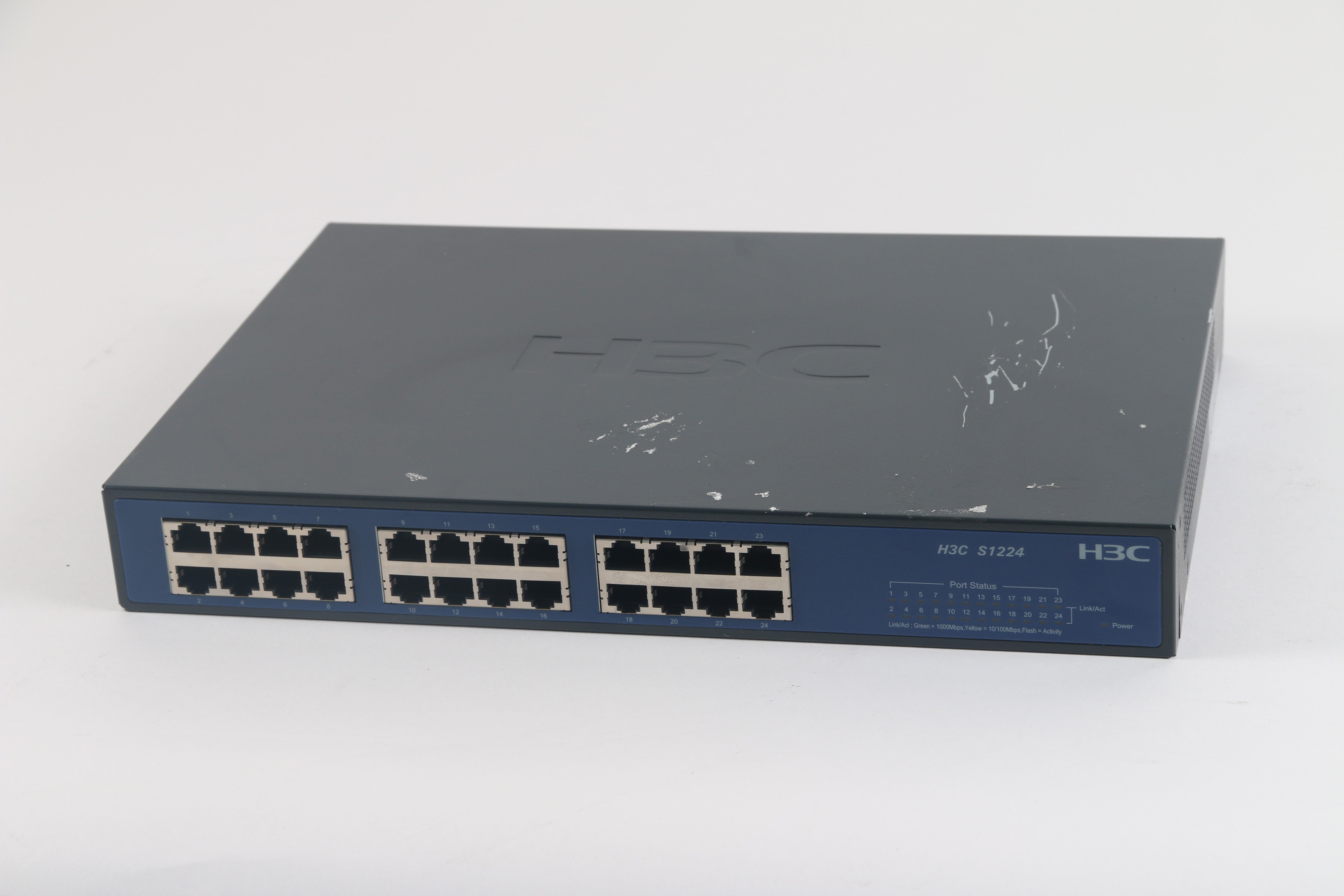 H3C S1224 Gigabit Ethernet Switch - Fair Condition – NTC Tech