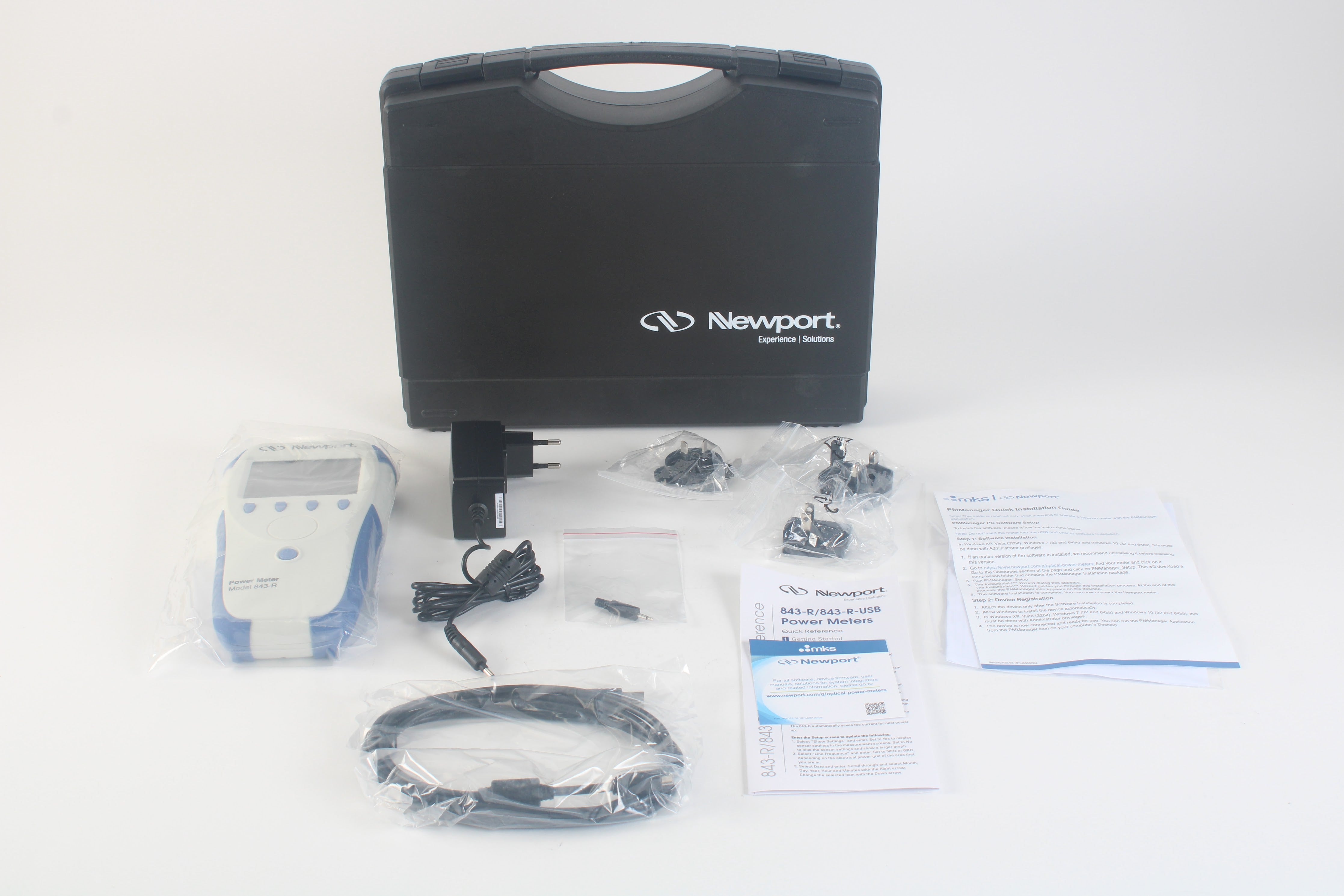 Newport 843-R Optical Handheld Laser Power and Energy Power Meter Kit ...