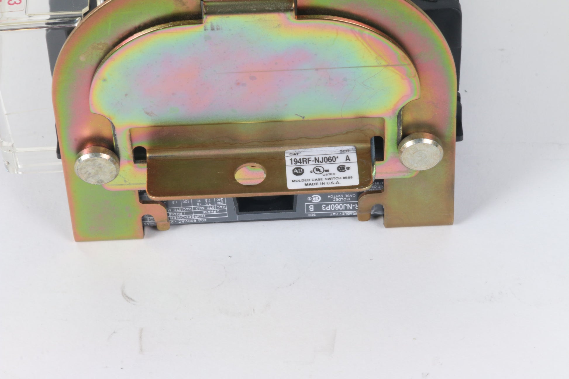 Allen-Bradley 194RF-NJ060*A Visible Blade Disconnect Switch, Series A ...