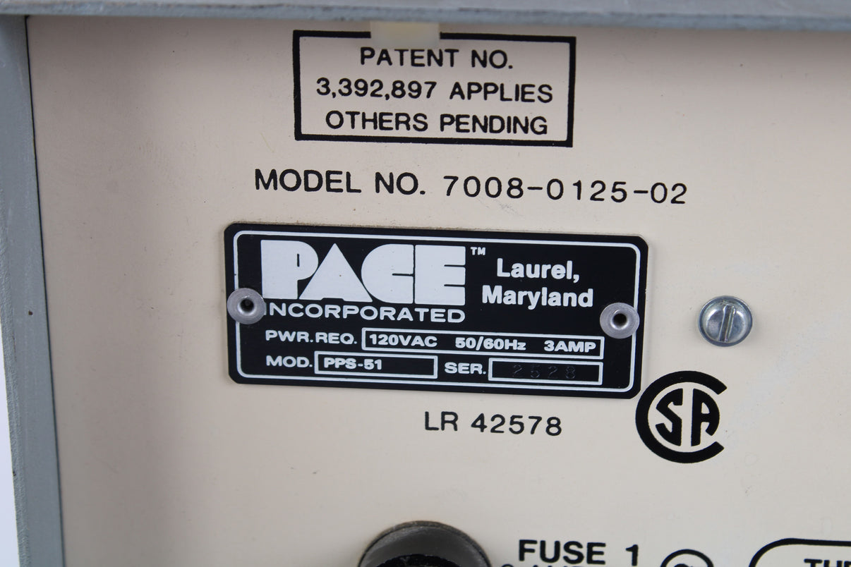 Pace PPS-51 Thermo Drive Heat Control Soldering Station W/ Foot Pedal ...