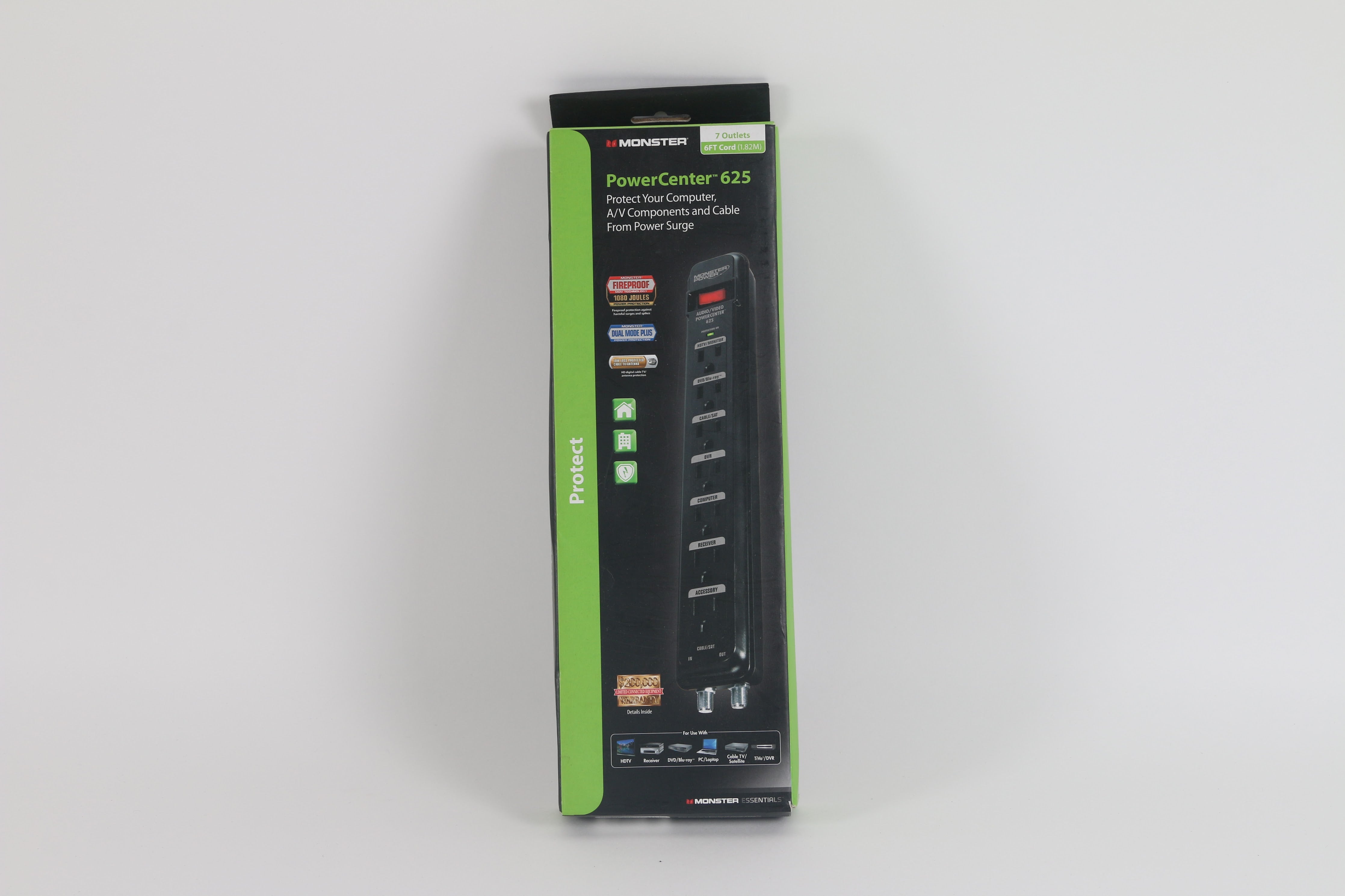 Monster MPME625 Power Strip Surge Protector – NTC Tech