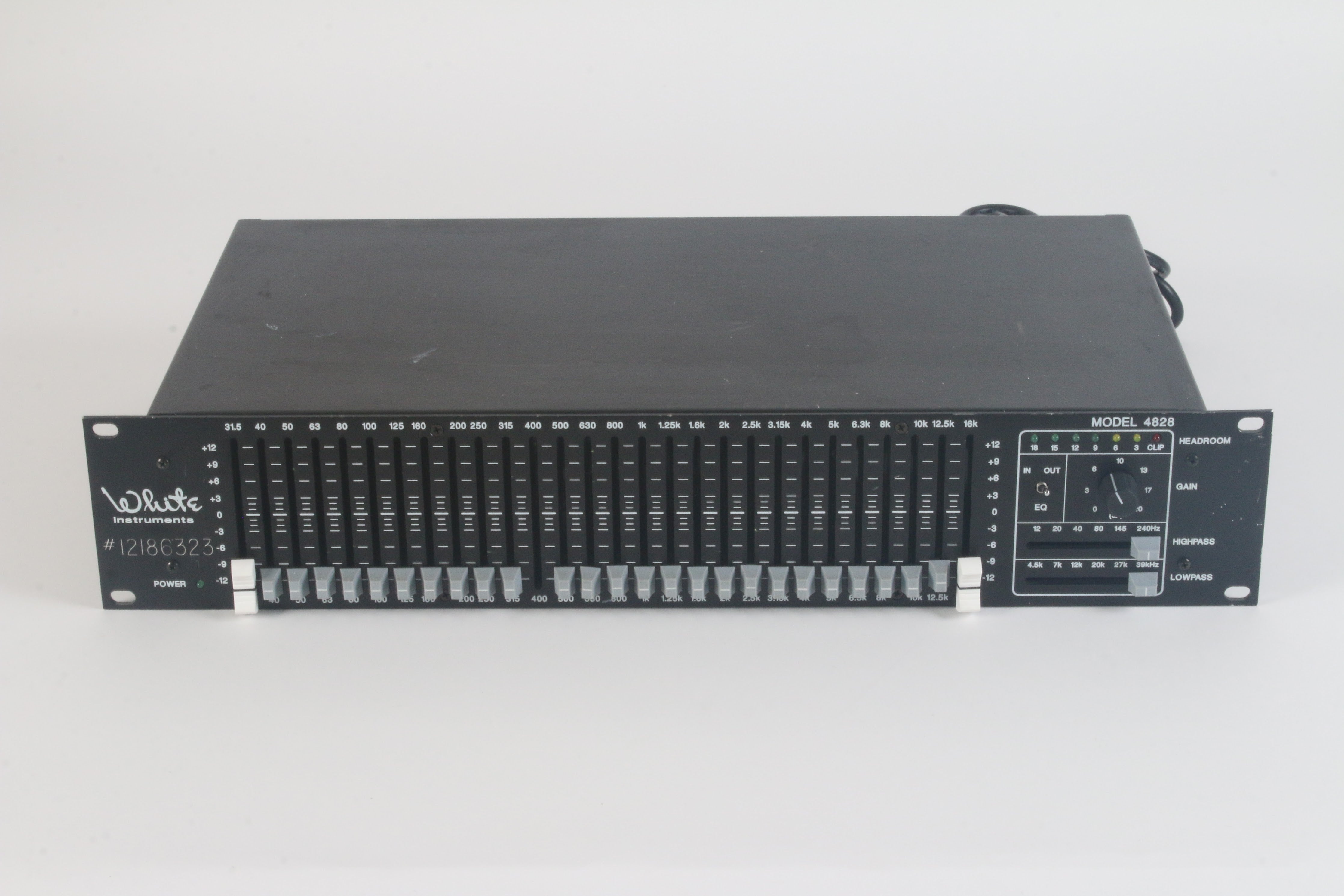 White Instruments 4828 1/3 Octave 31 BAND Graphic EQ Equalizer – NTC Tech
