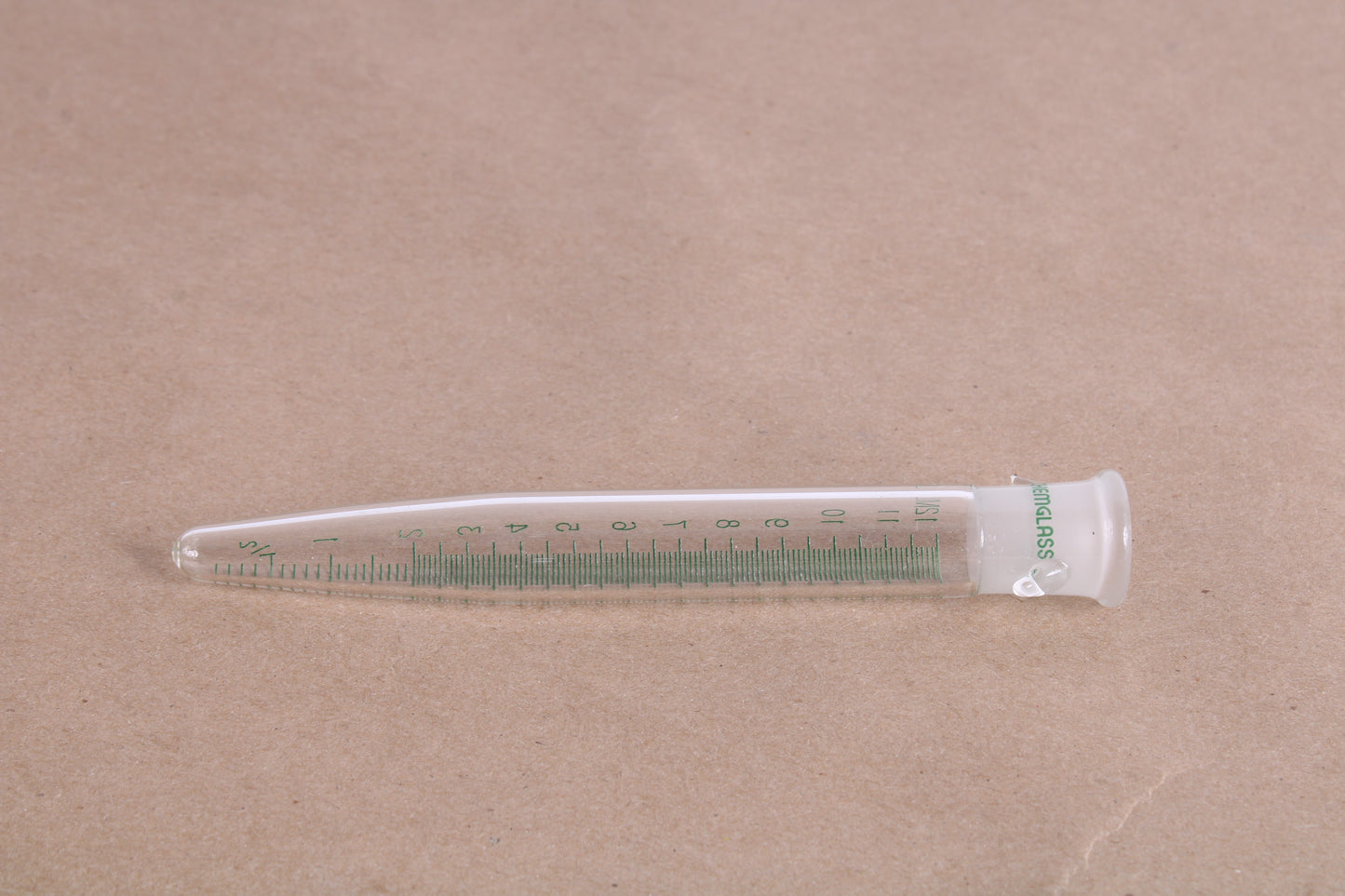 Chemglass 12mL 14/20 Tube Distilling Receiver Graduated 135mm Height C ...