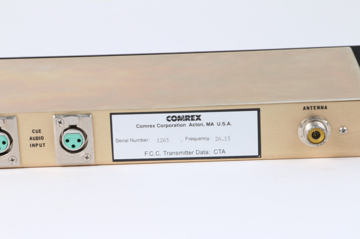 Comrex CTA Cue Transmitter Frequency 26.15 - Tested Working – NTC Tech