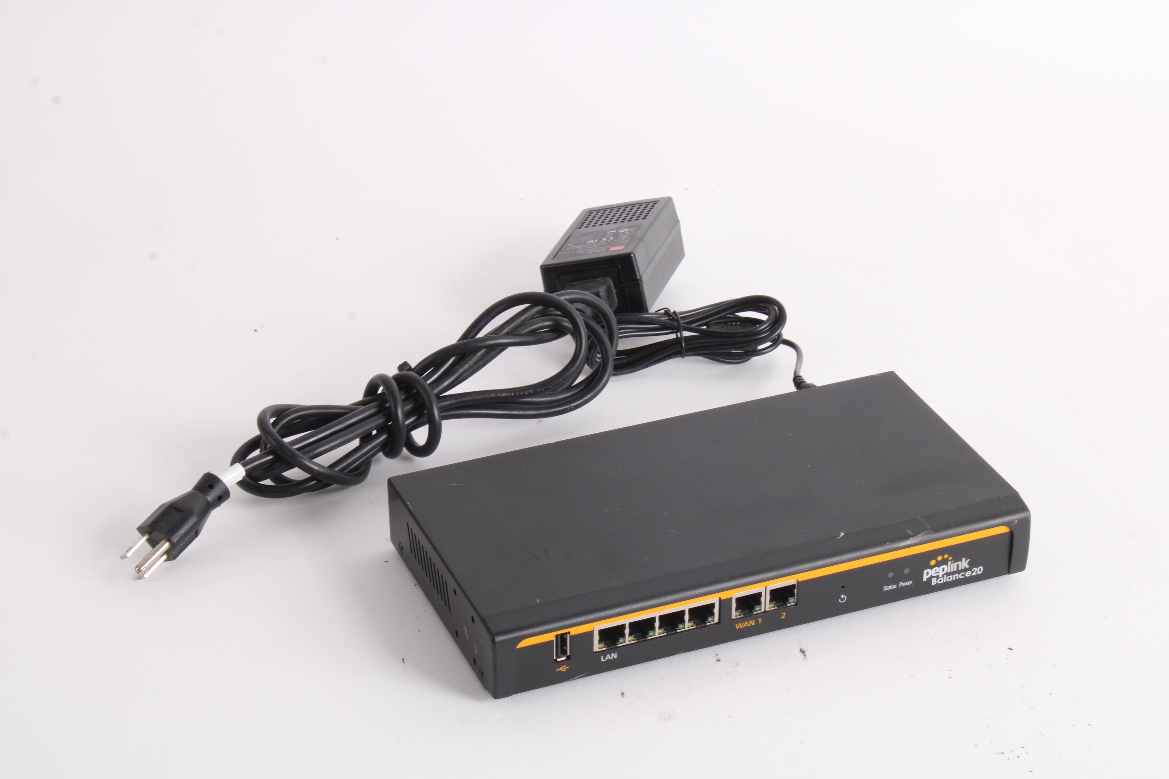 Peplink Balance 20 Dual-WAN Router BPL-021 With Power Supply and Cord ...