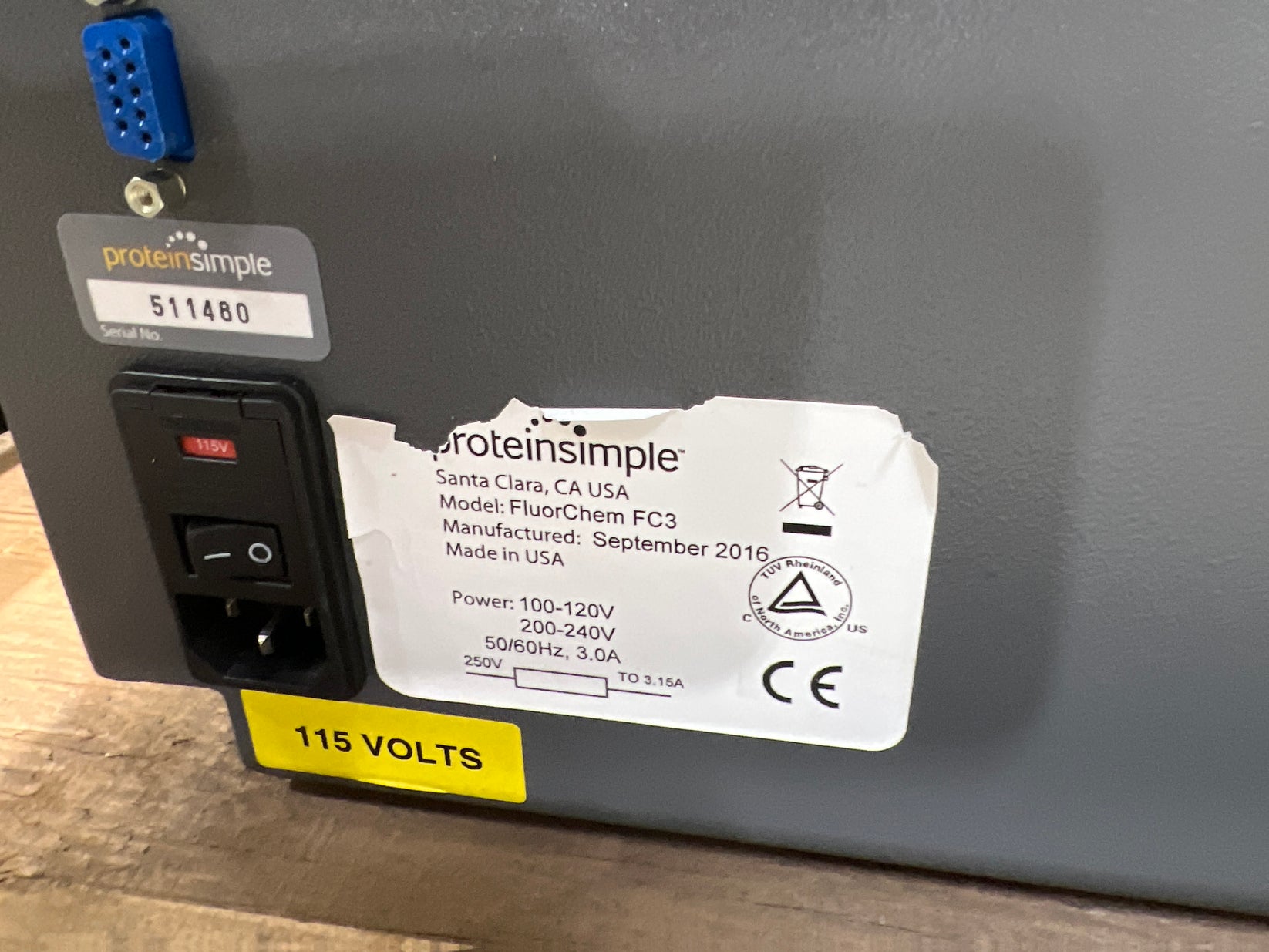 Proteinsimple FluorChem FC3 System – NTC Tech