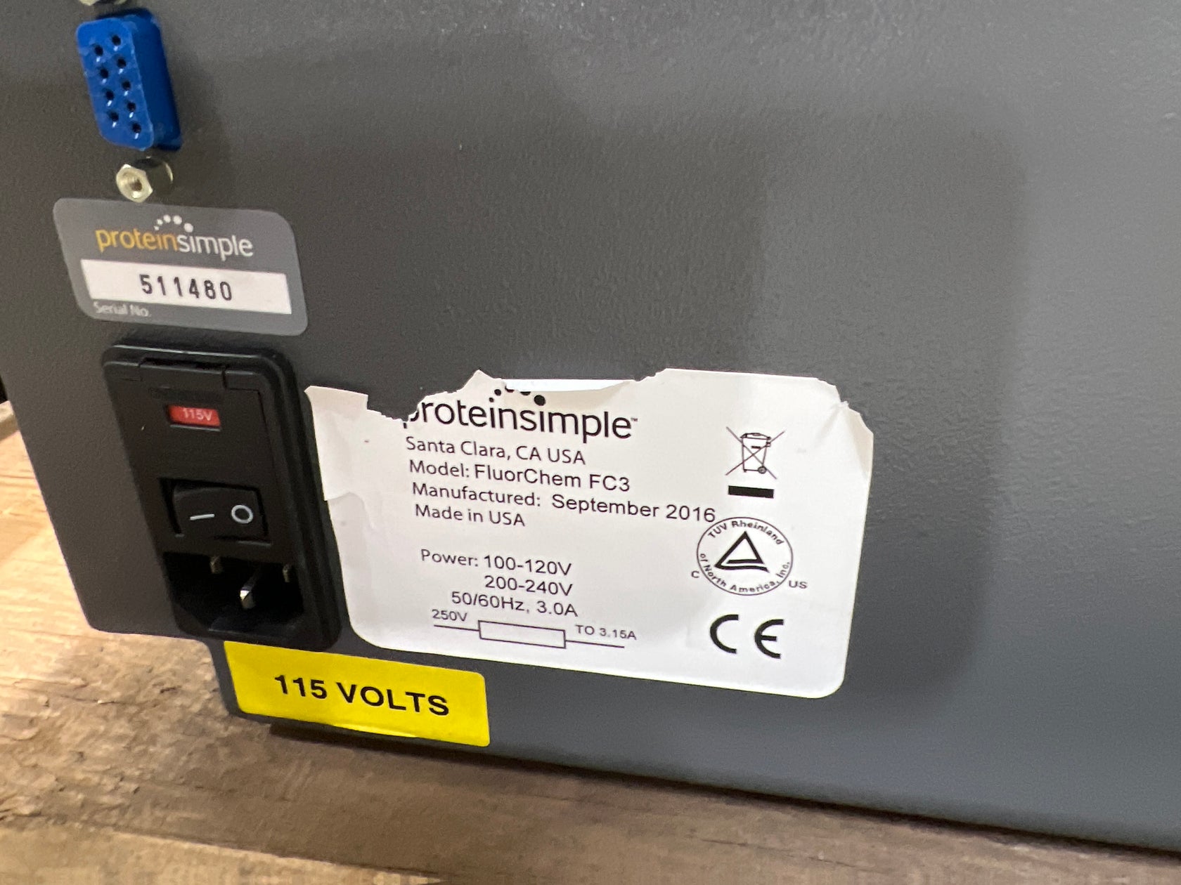 Proteinsimple FluorChem FC3 System – NTC Tech