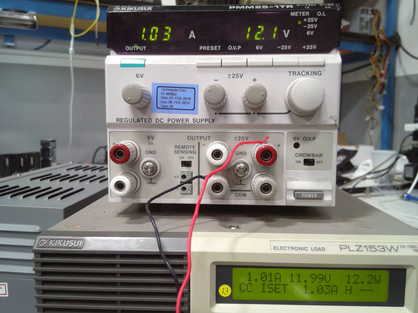 Kikusui PLZ153W 1.5-120v/0-30A 150W Electronic Load Generator – NTC Tech