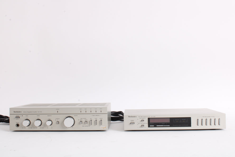 Technics ST-C04 FM/AM Stereo Tuner and SU-C04 Amplifier – NTC Tech