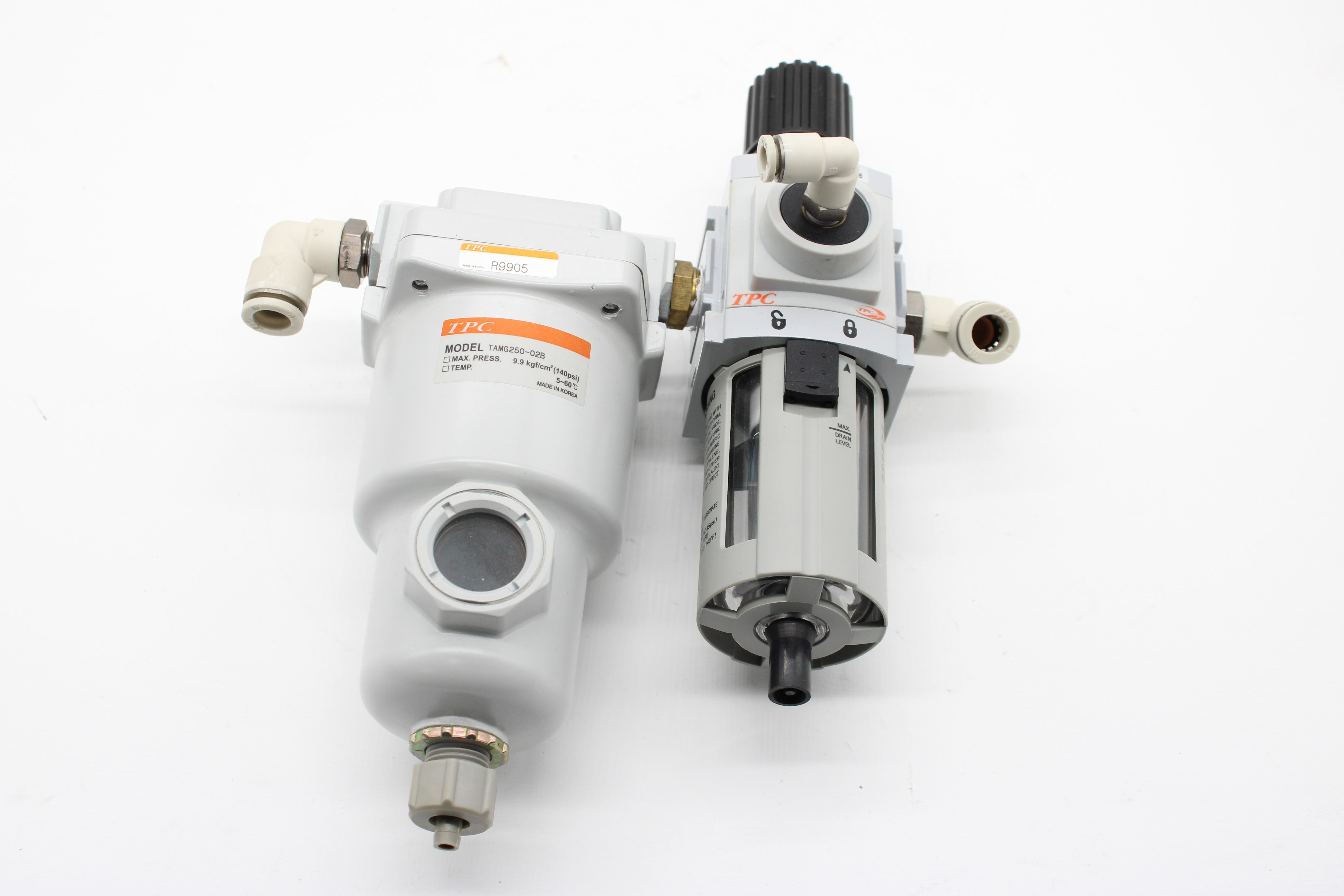 TPC TAMG250-02B Water Separator With TPC PP3-03 Piggyback Filter – NTC Tech