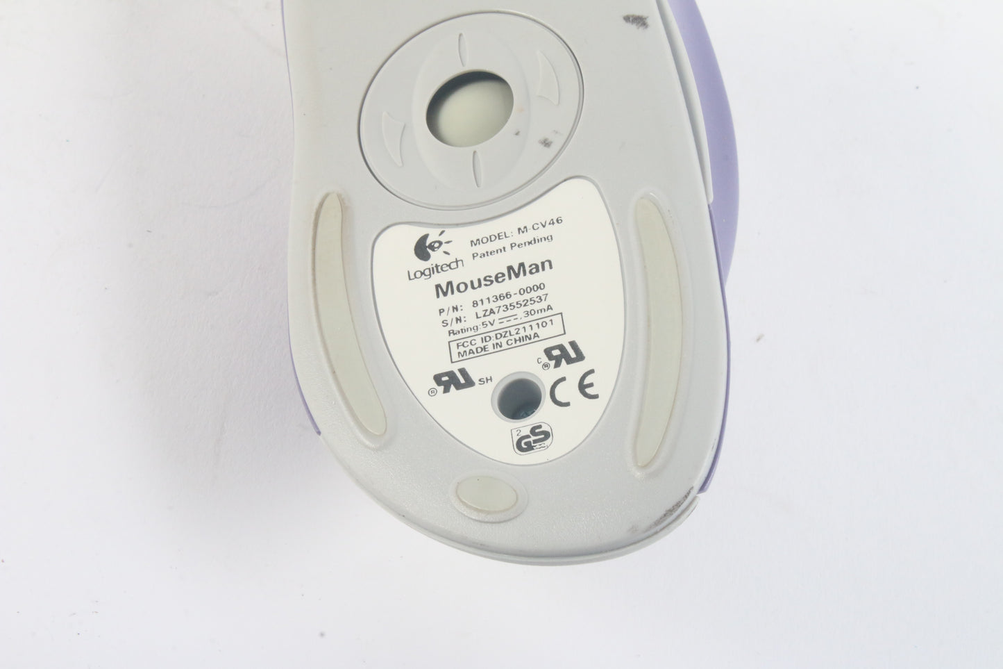 Logitech M-CV46 4 Button Ball MouseMan Mouse 811366-0000 - White – NTC Tech