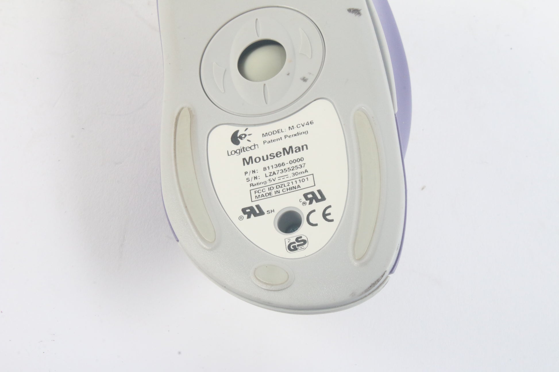 Logitech M-CV46 4 Button Ball MouseMan Mouse 811366-0000 - White – NTC Tech