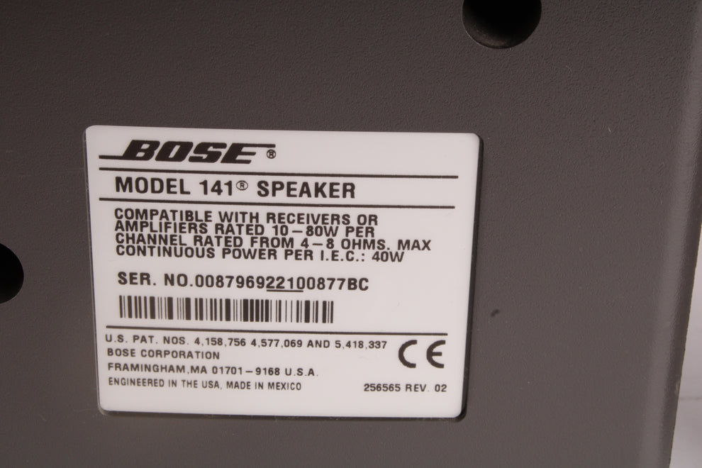 Bose 141 Series II Bookshelf Full Range Speaker Pair – NTC Tech