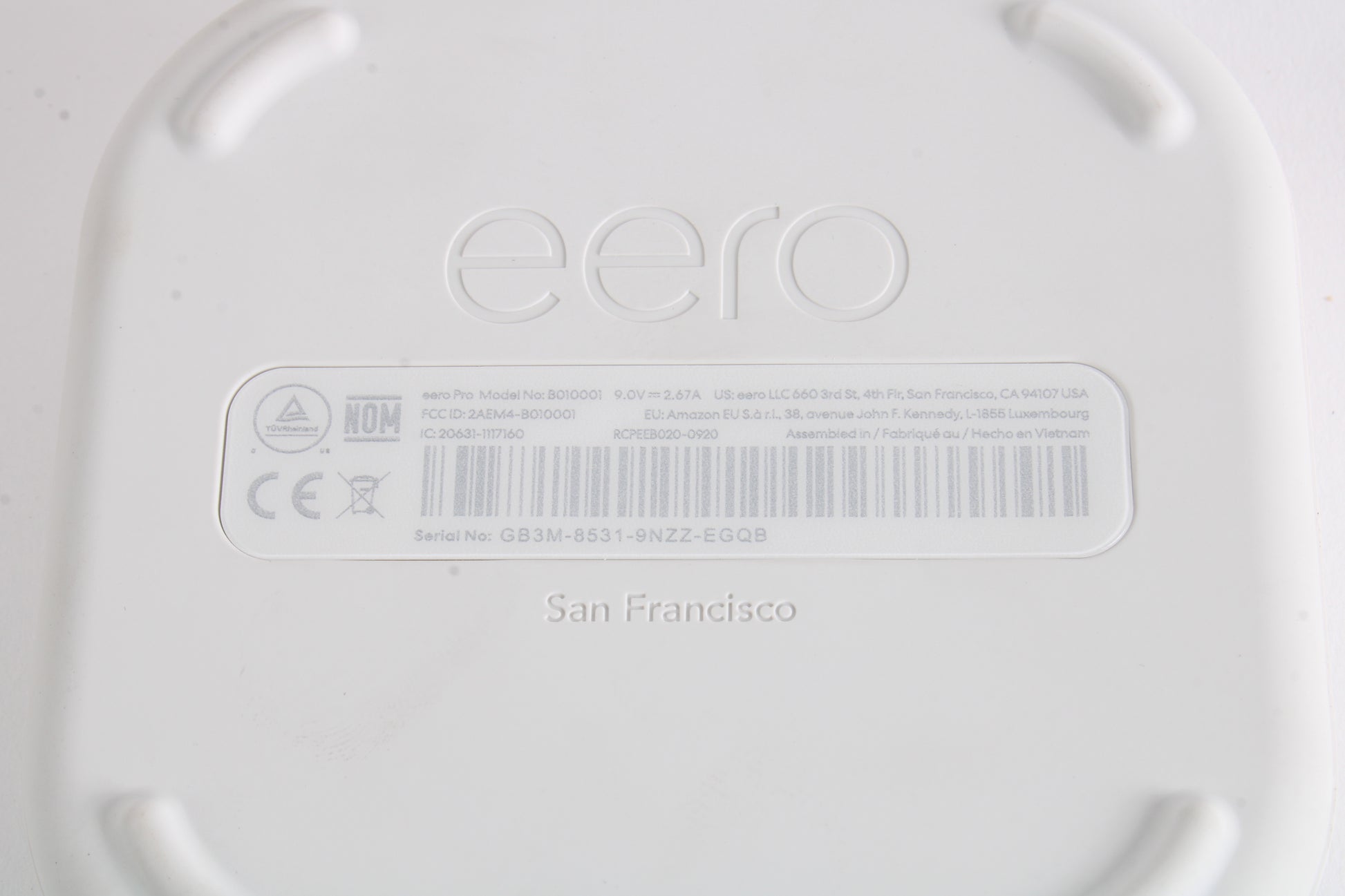 Eero B010001 Pro 2nd Generation AC Tri-Band Mesh Router With Box – NTC Tech