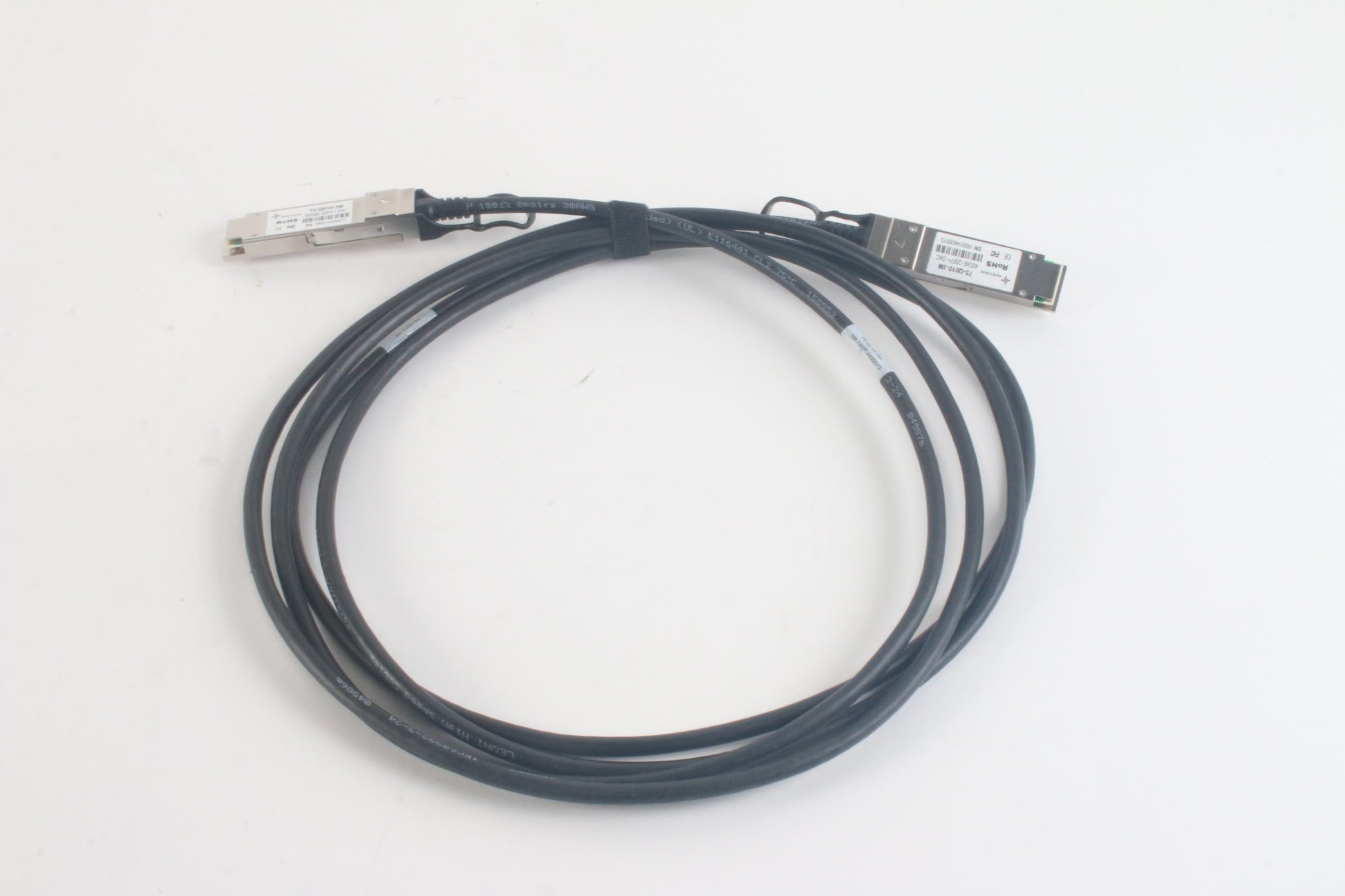 Copper DAC 75-Q010-3M 40GbE QSFP+DAC Wave 2 Wave Cable – NTC Tech