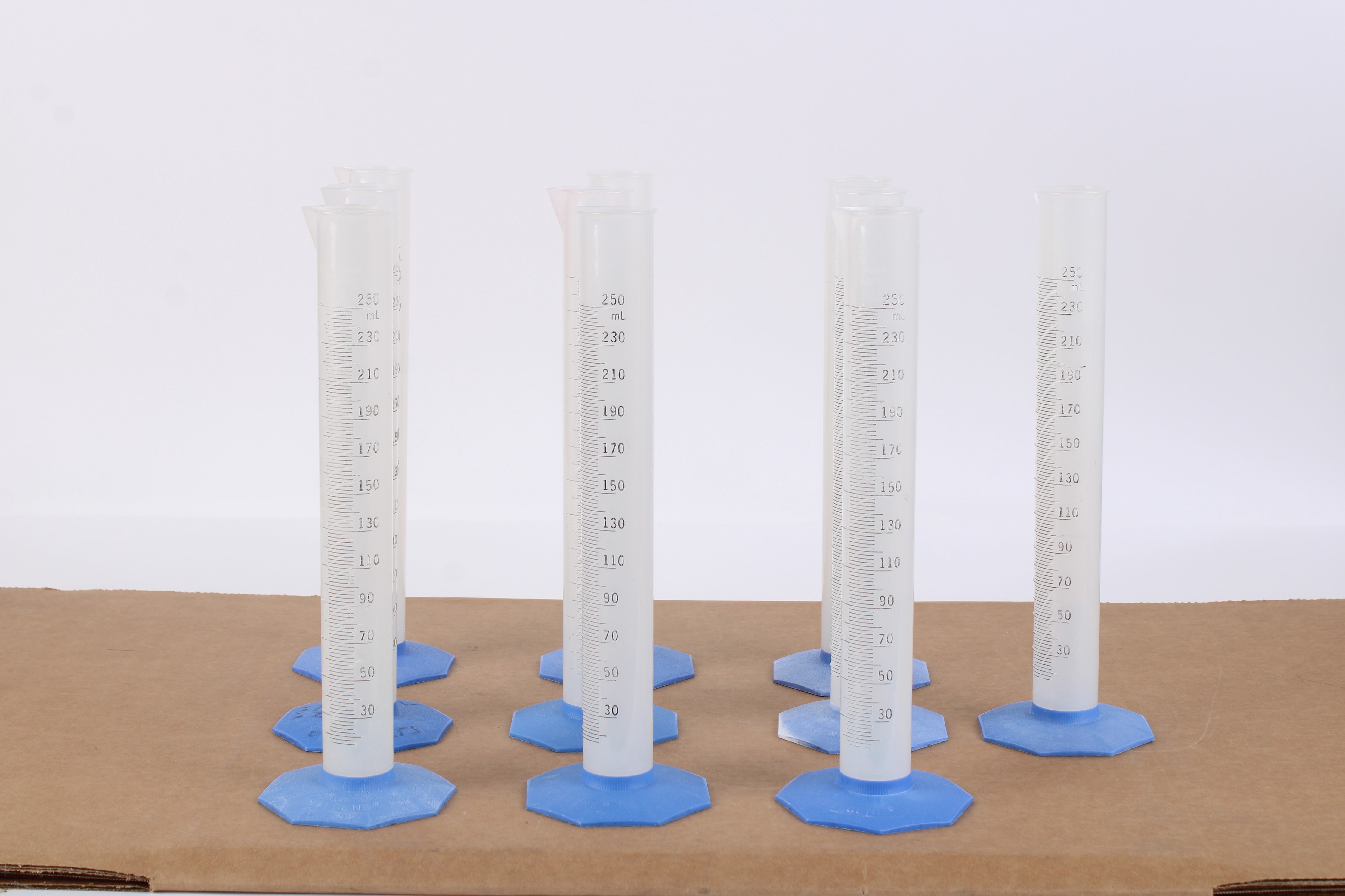 Thermo Scientific Nalgene Graduated Cylinder 250mL TC/TD 20C 3662-0250 ...