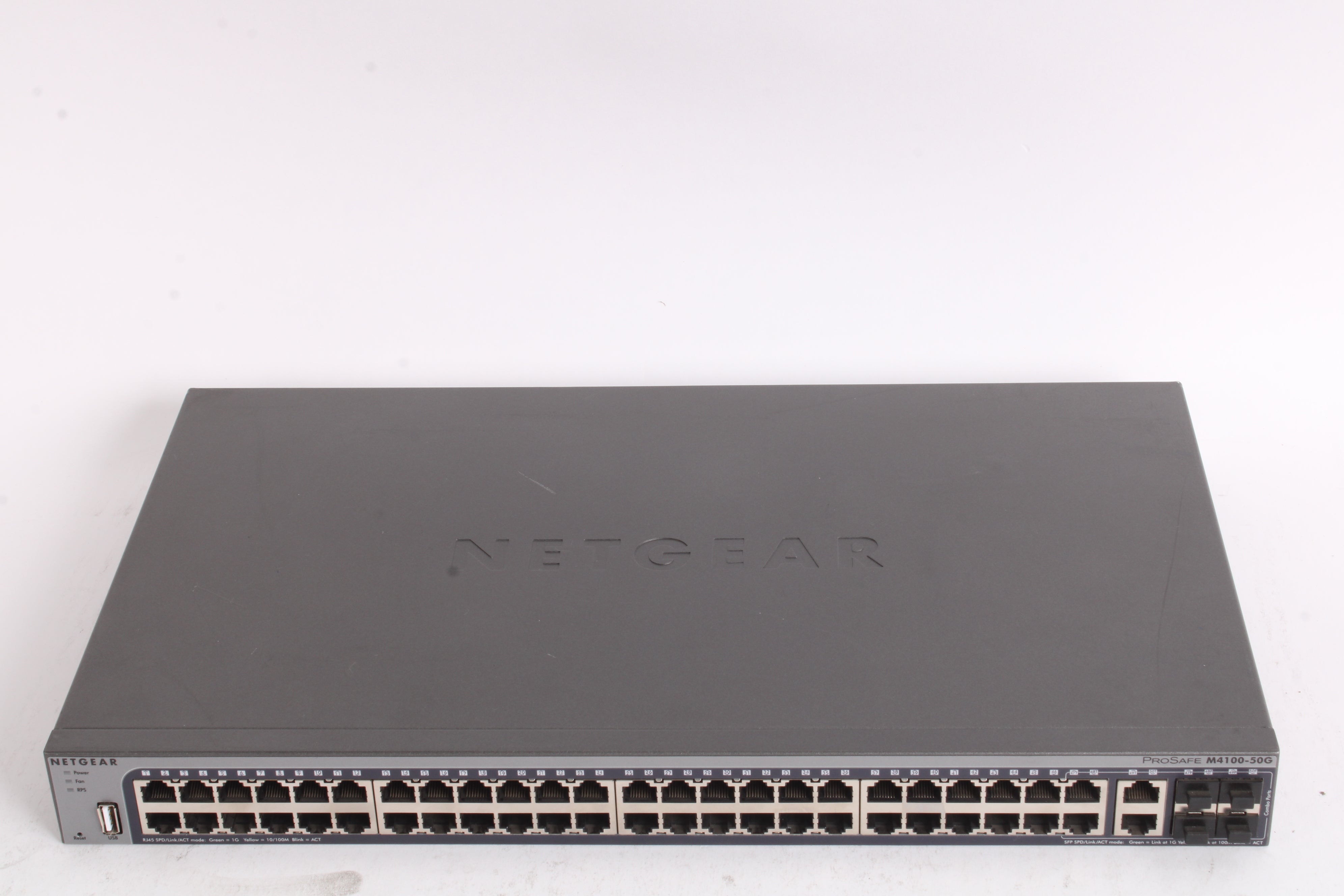 NetGear ProSafe M4100-50G 50-Port Gigabit Edge Managed Switch GSM7248v ...