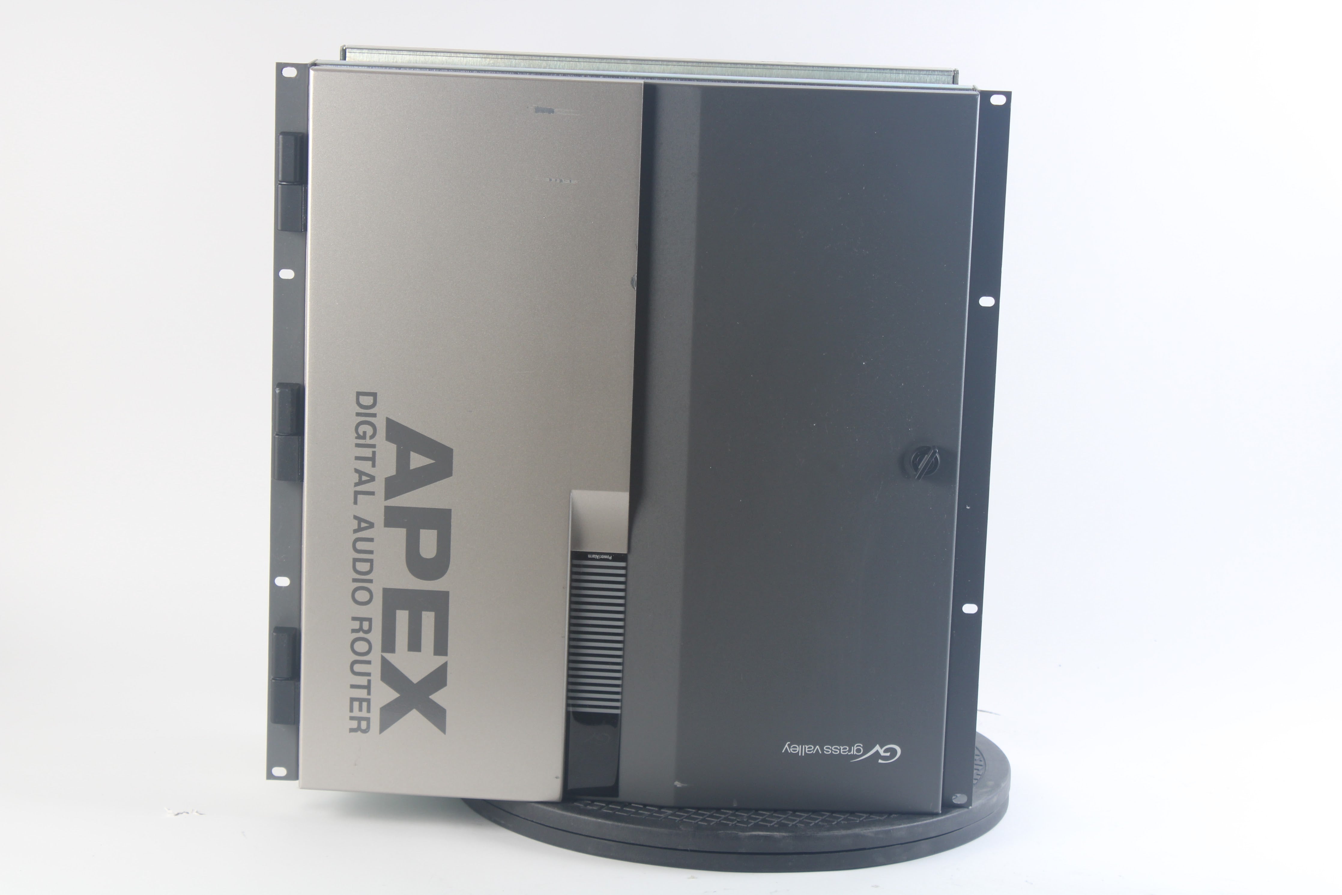 Grass Valley APEX 75 Chassis Digital Audio Router 610102302 W/ Cards I ...