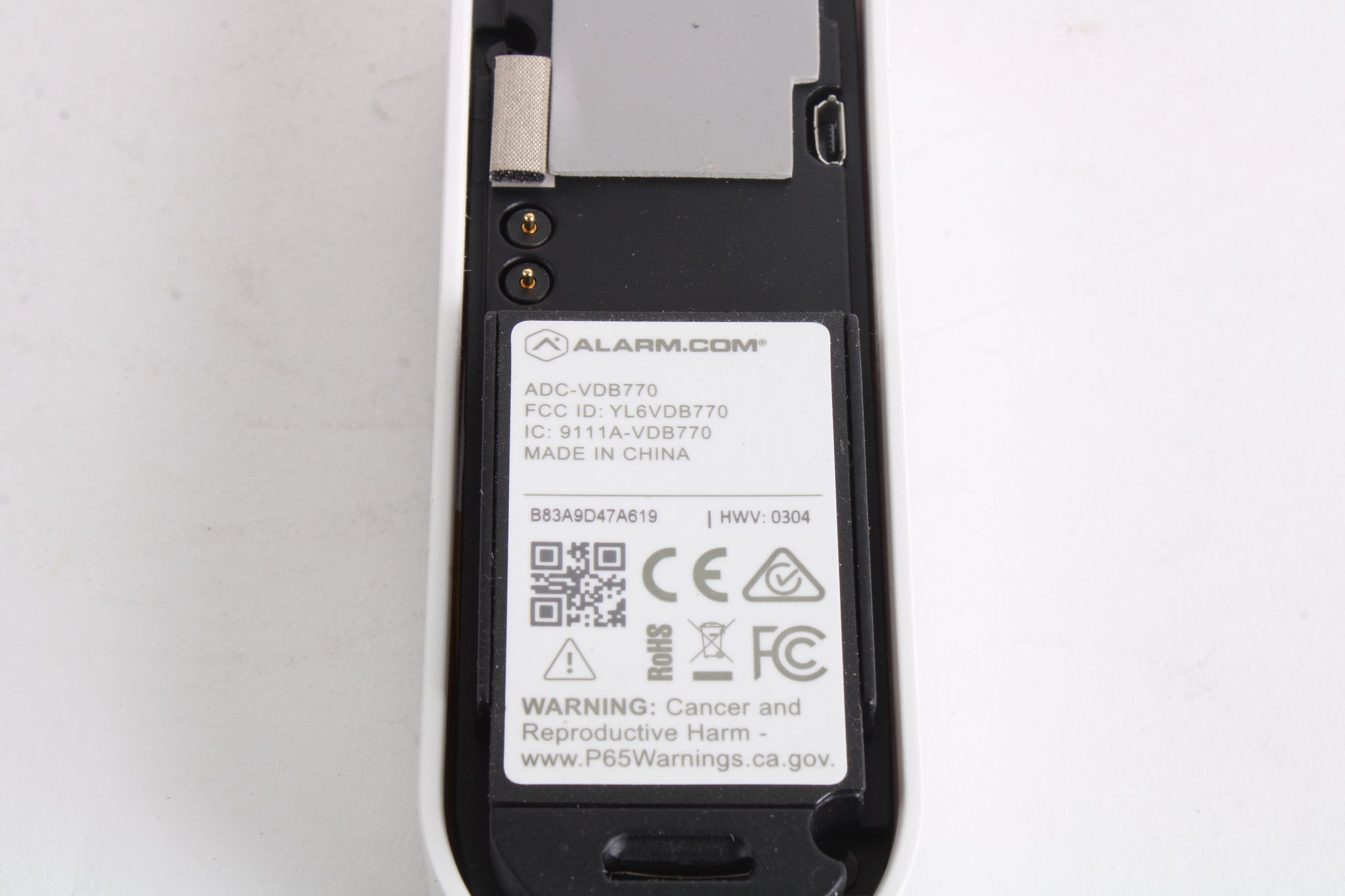Alarm.com ADC-VDB770 Video Doorbell - Not Complete – NTC Tech