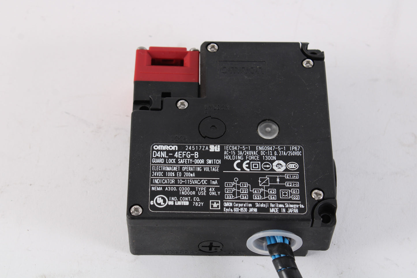 Omron D4NL-4EFG-B Guard Lock Safety-Door Switch - No Key – NTC Tech