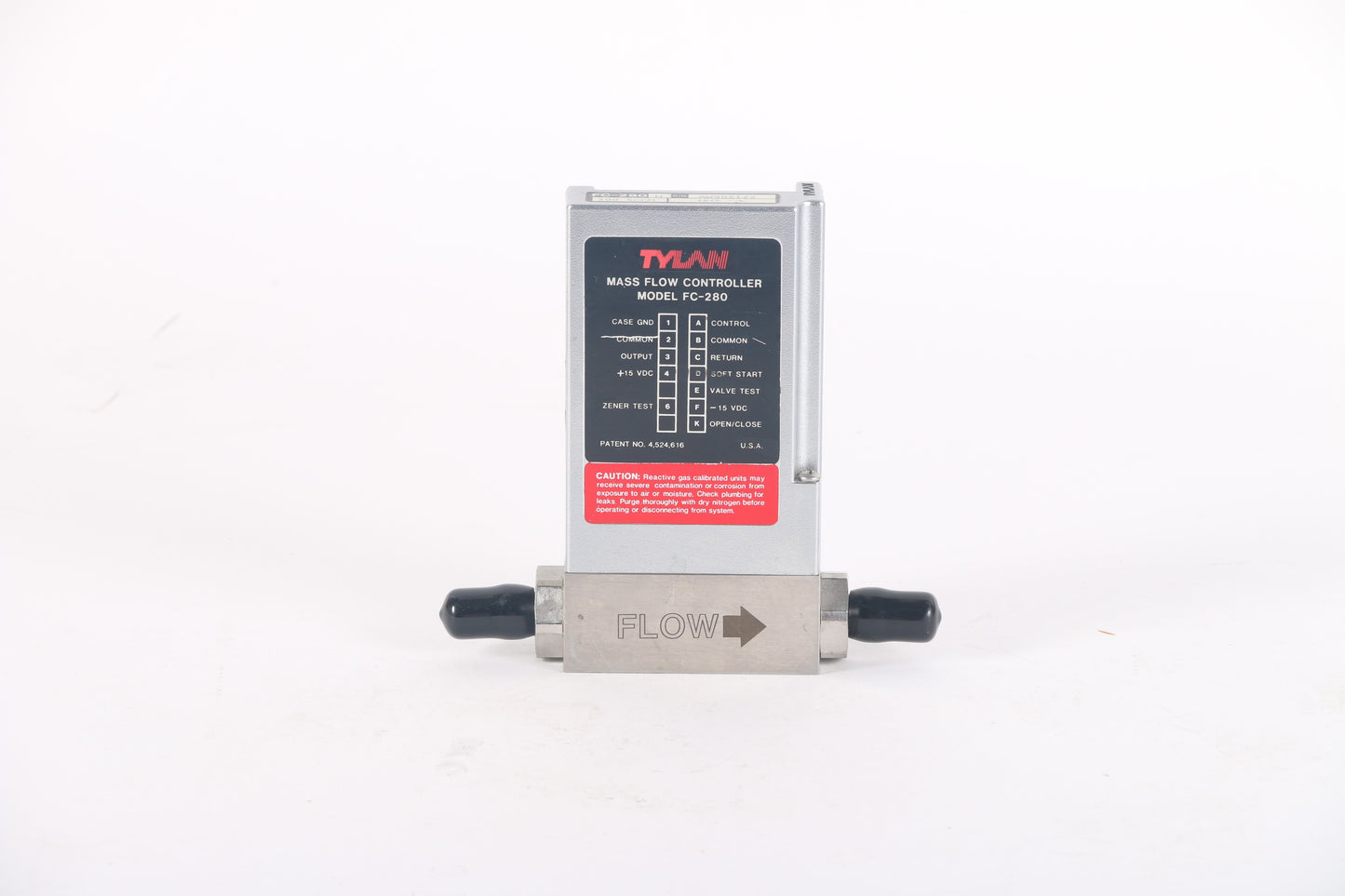 Tylan FC-280 N Mass Flow Controller 300 SCCM NH3 – NTC Tech
