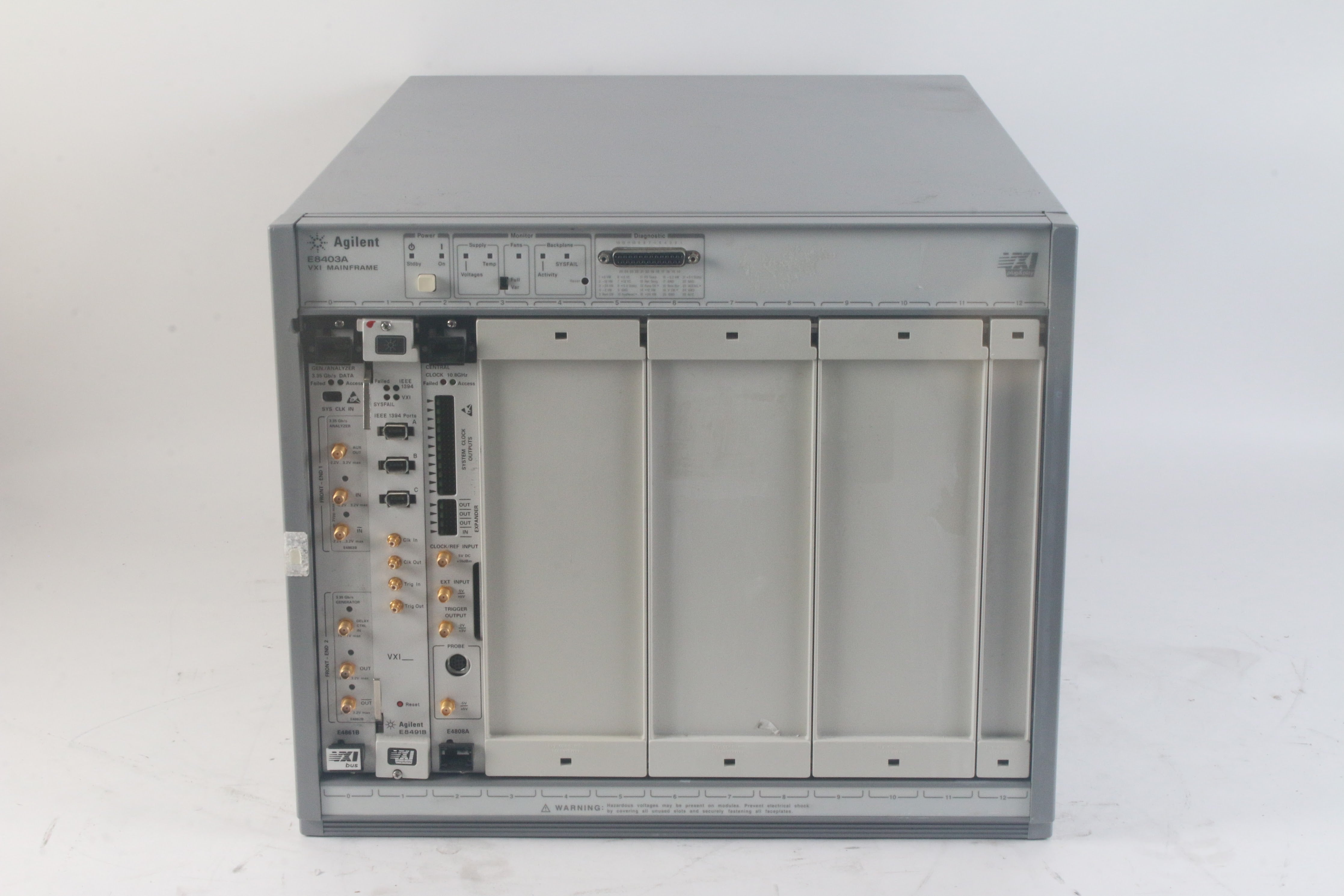 Agilent / HP E8403A VXI Mainframe W/ E4861B , E8491B , E4808A Modules ...