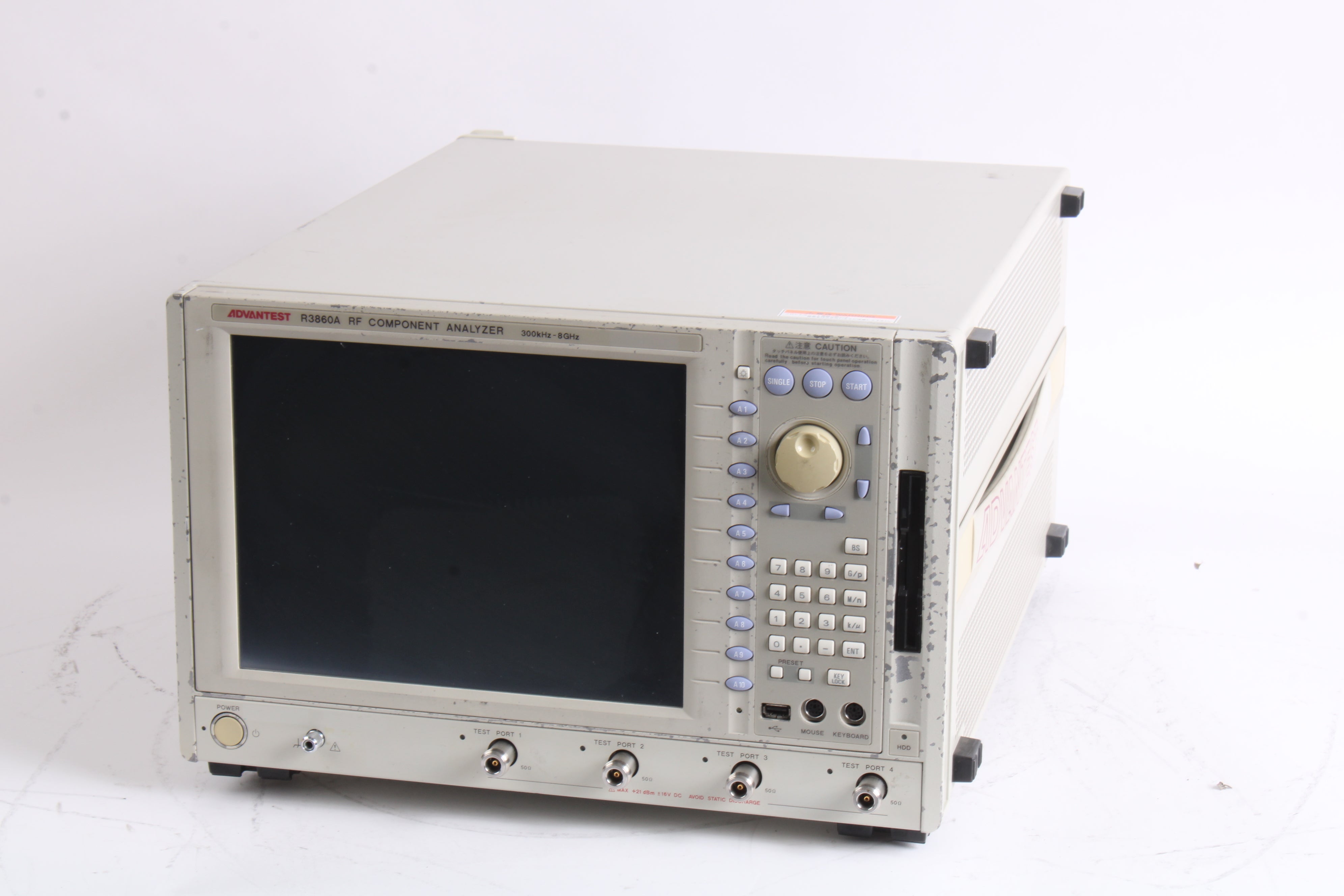 Advantest R3860A RF Component Analyzer R3860A-0400-2010 / 300 kHz - 8 ...