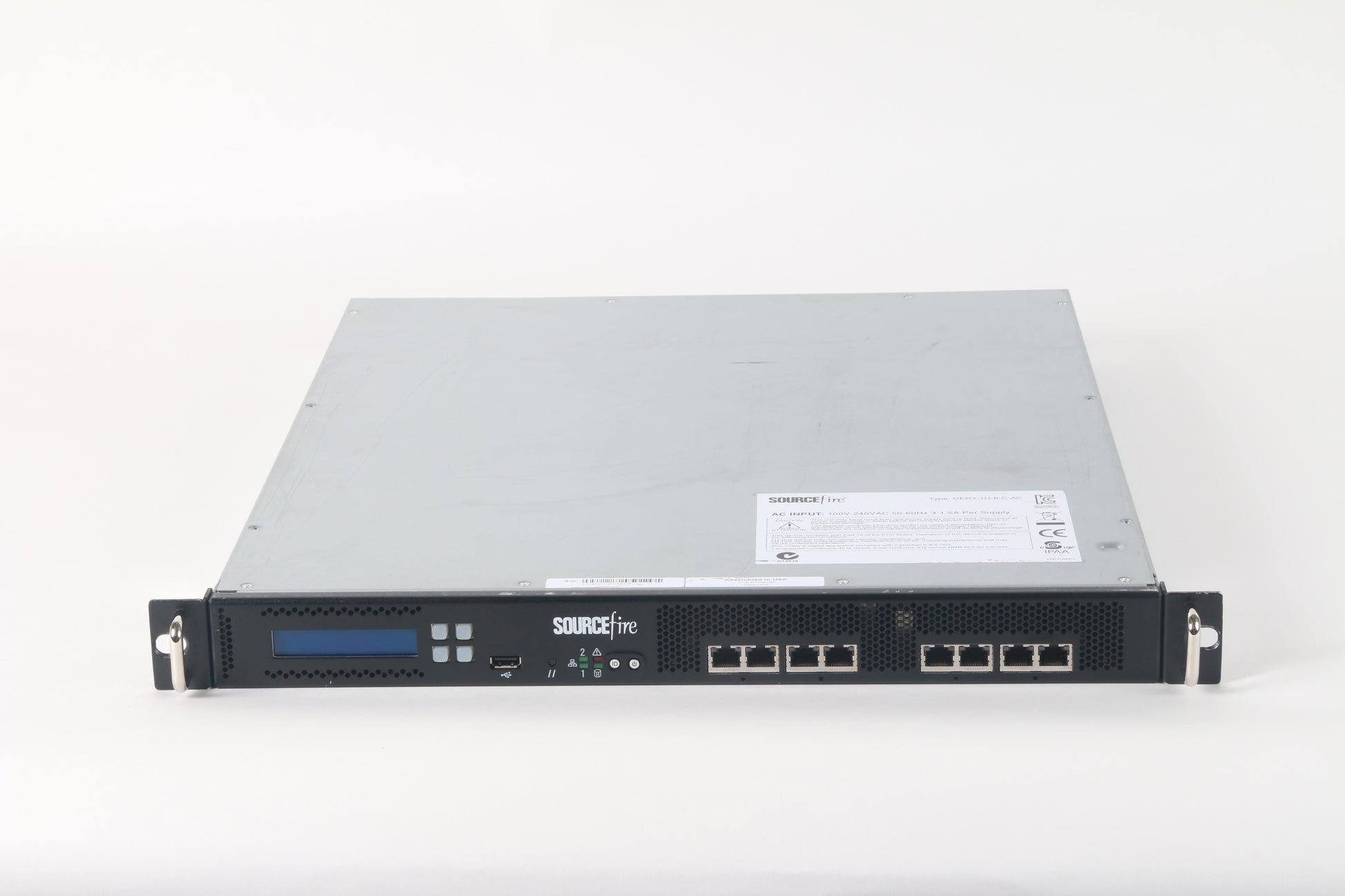 SourceFire 7110 Security Appliance GERY-1U-8-C-AC - No Hard Drive – NTC Tech