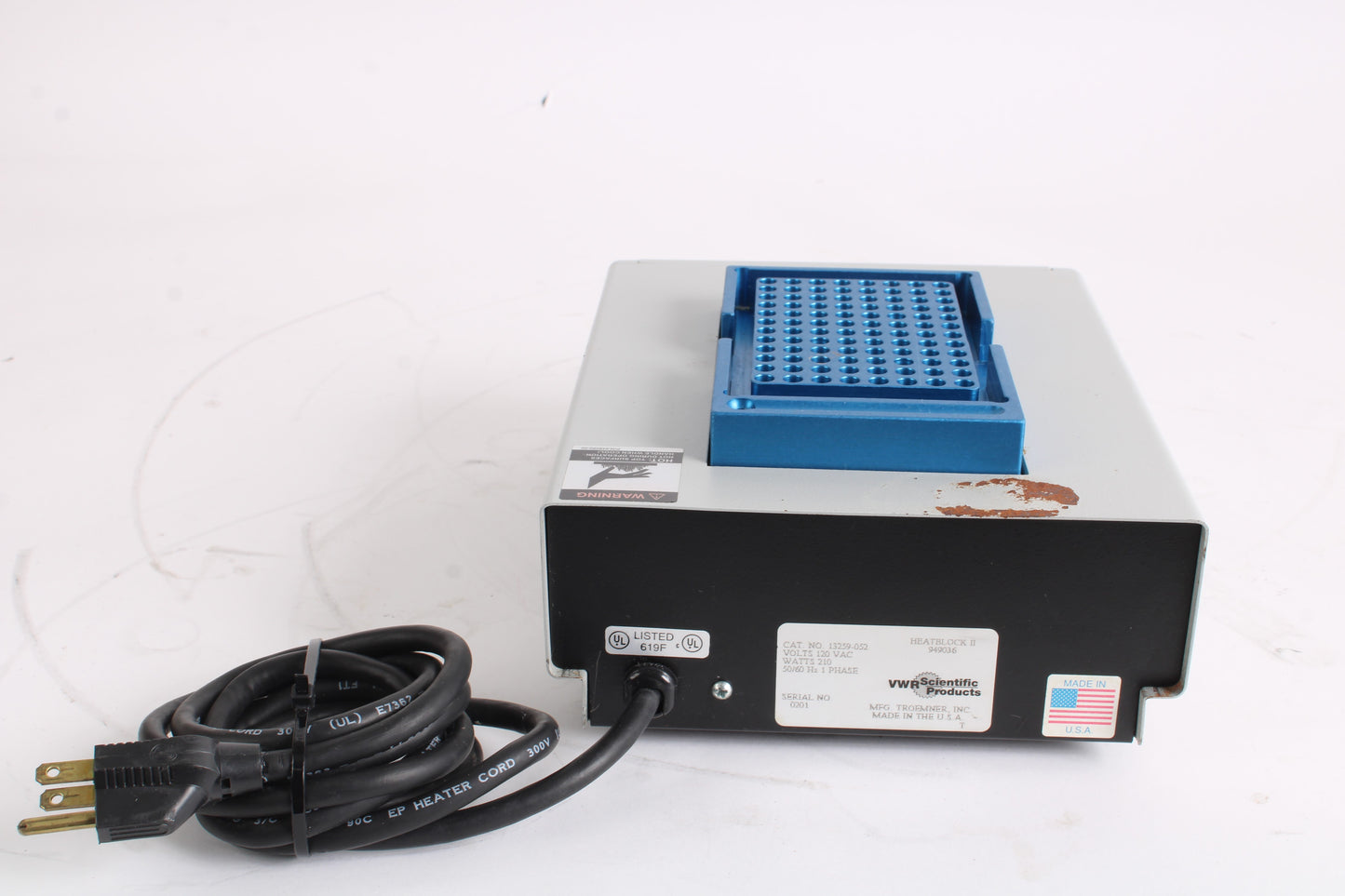 VWR Scientific Heatblock II 13259-052 Select Heatblock With 1x Heatblo ...