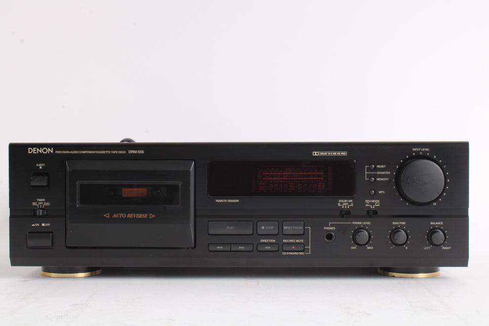 Denon DRM-555 Cassette Tape Deck – NTC Tech
