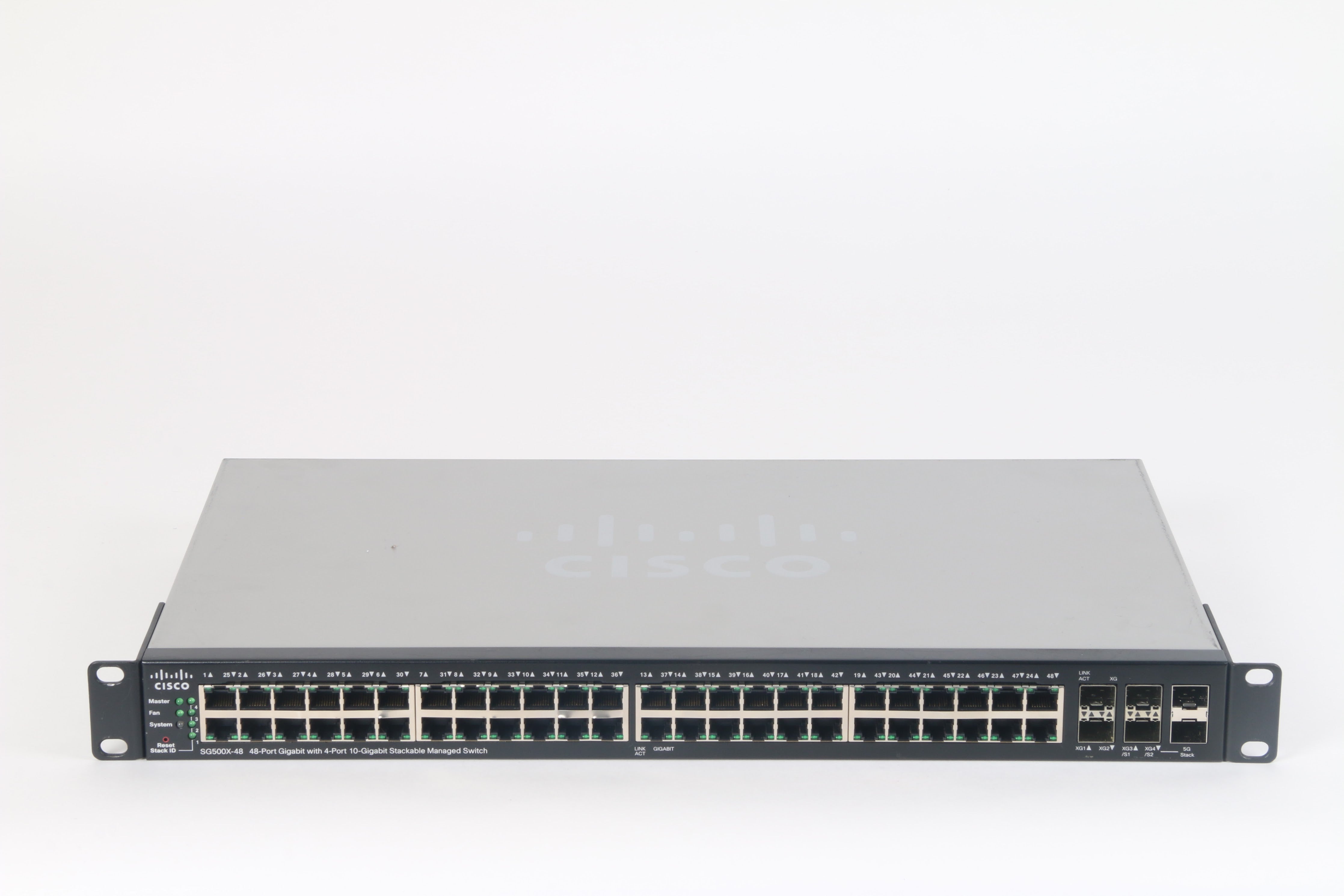 Cisco SG500X-48 48-Port GB With 4-Port 10-GB Stackable Managed Switch ...