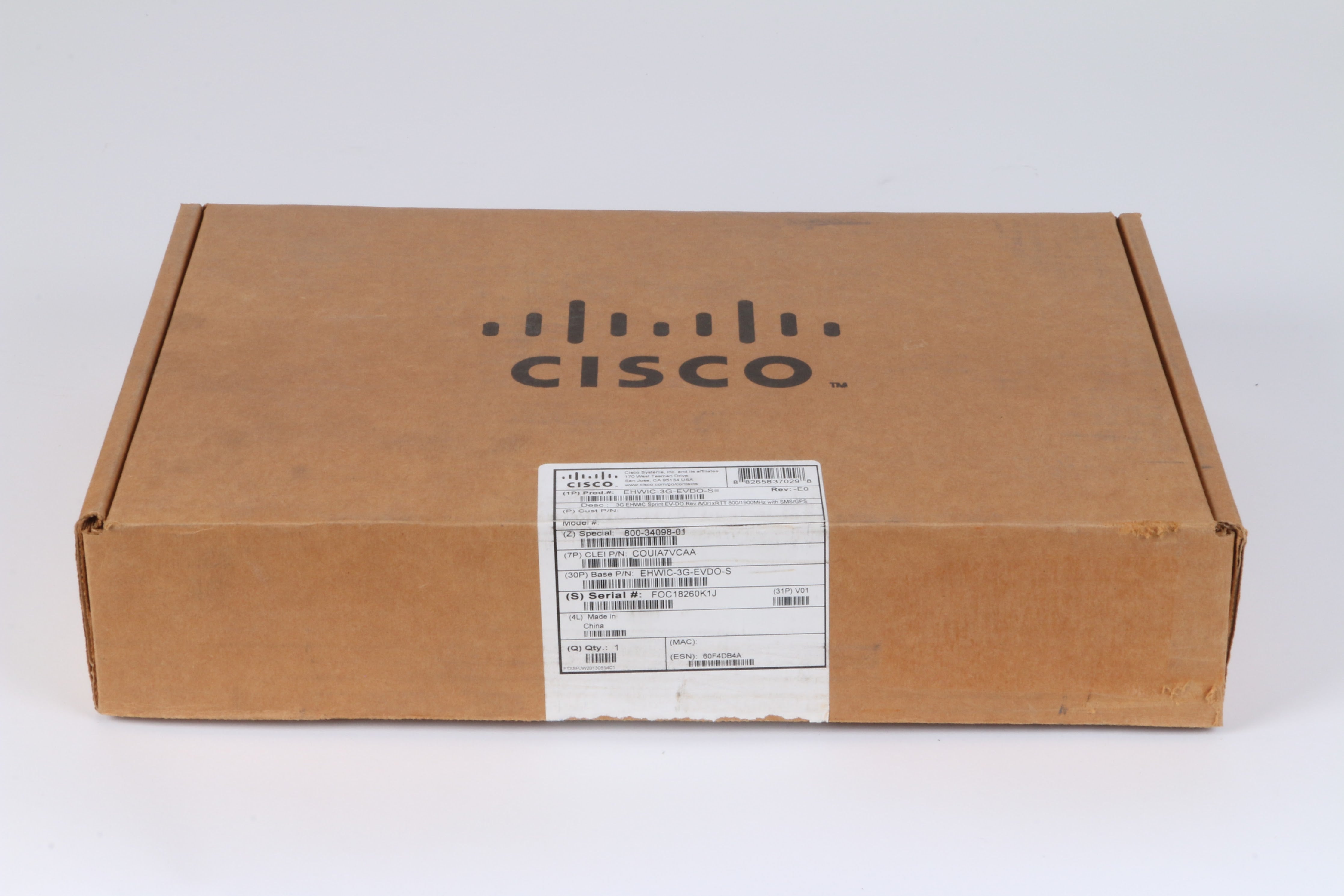 Cisco 3G Wireless Enhanced High-Speed WAN Interface Card Sprint EHWIC ...