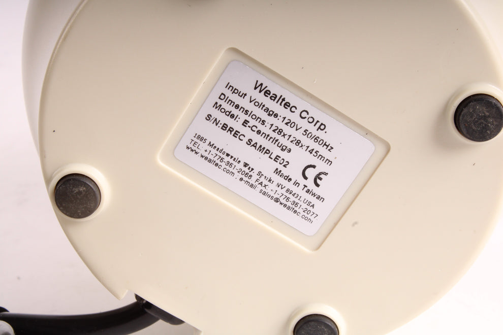 Wealtec Corp E-Centrifuge Small Laboratory Centrifuge – NTC Tech