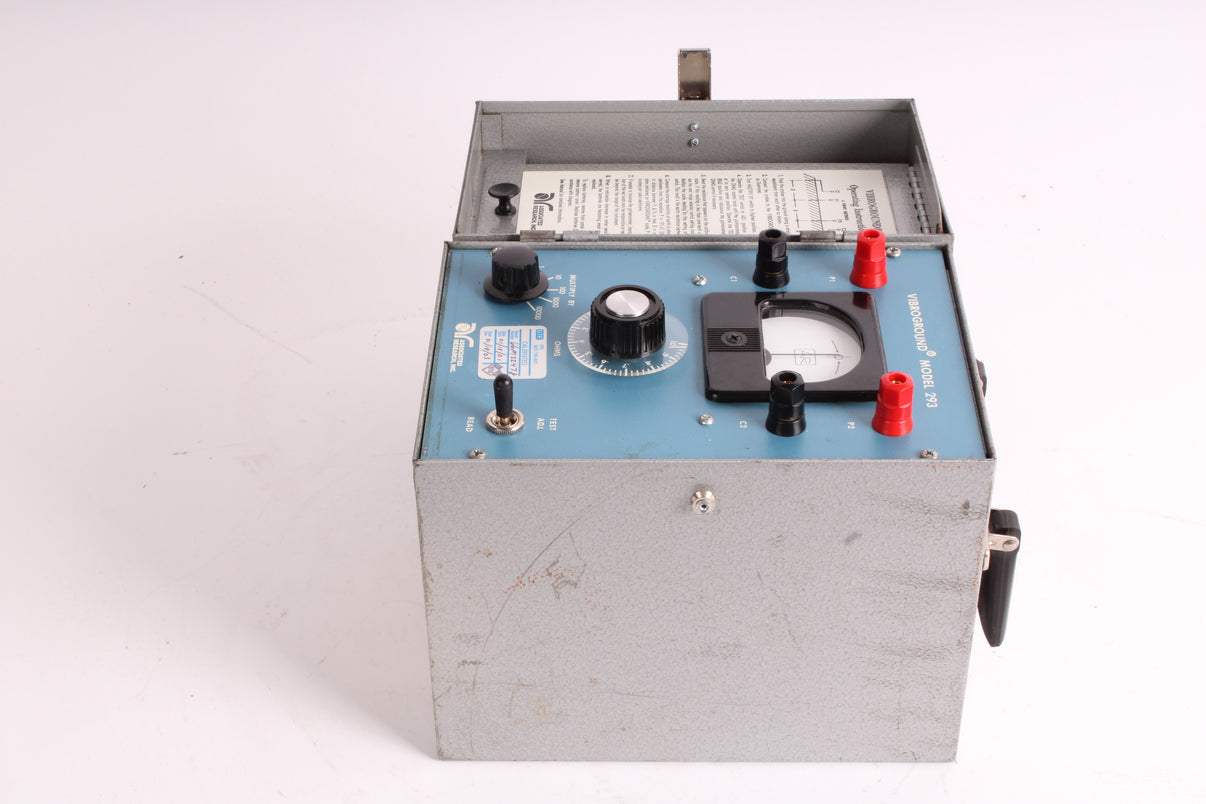 Associated Research Model 293 Vibroground Earth Resistivity Tester Wit ...