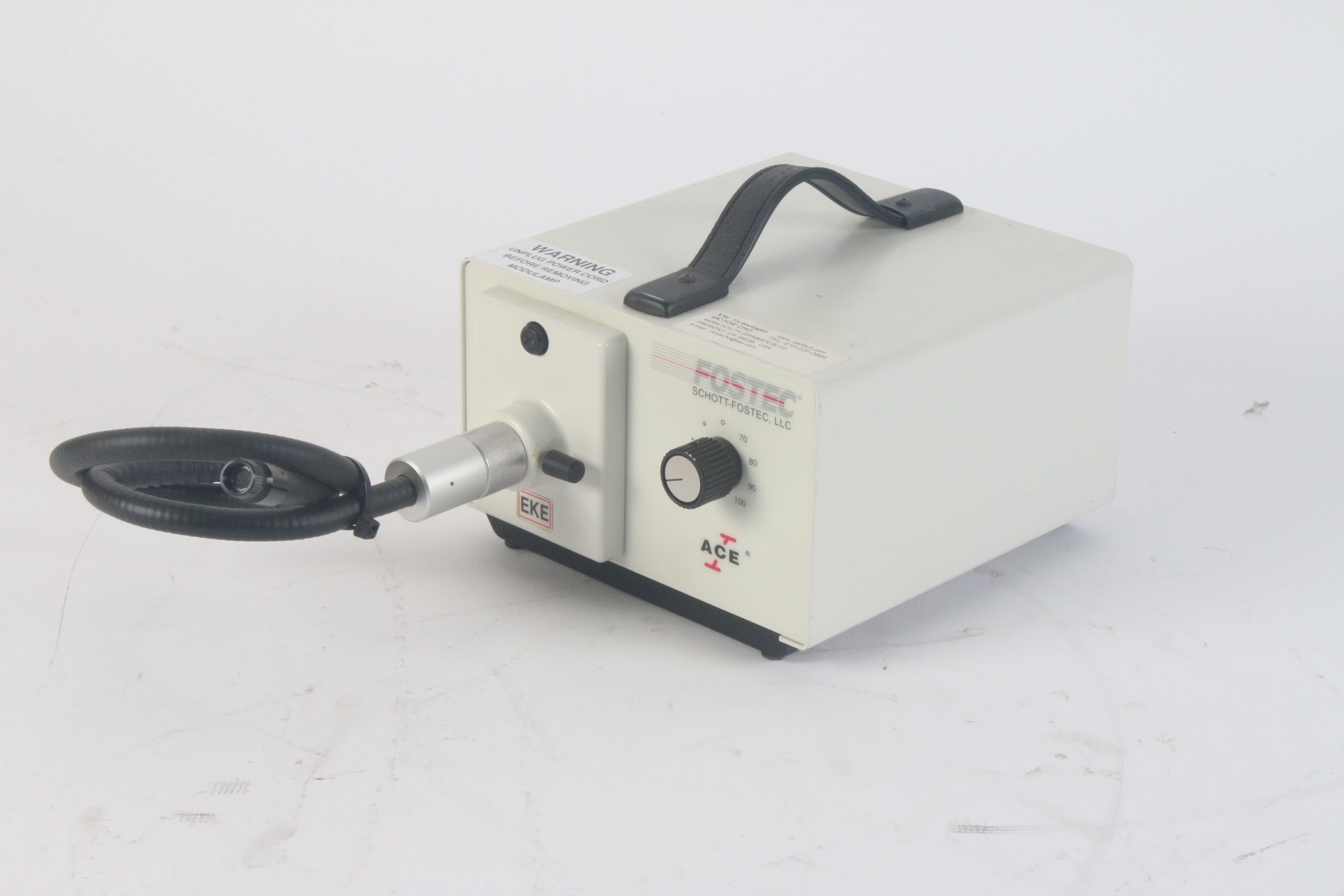 Schott-Fostec 20500 Ace Fiber-Optic Light Source Illuminator - No Lamp ...