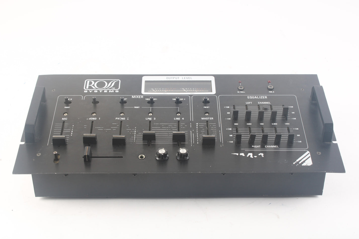 Ross Systems DM-1 Professional Studio DJ Stereo Audio Mixer Console ...