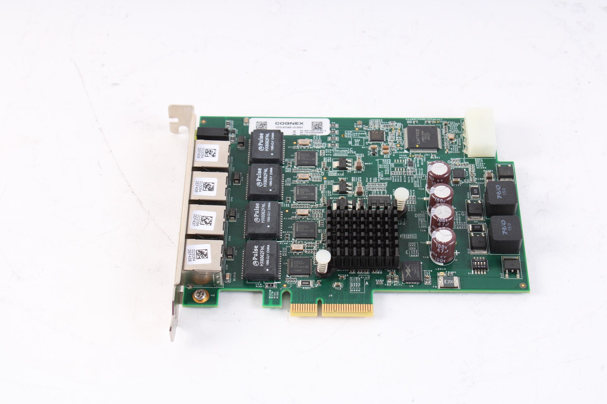 Cognex CFG-8704E-0001 4-Channel GigE PoE Frame Grabber Card 825-10393 ...