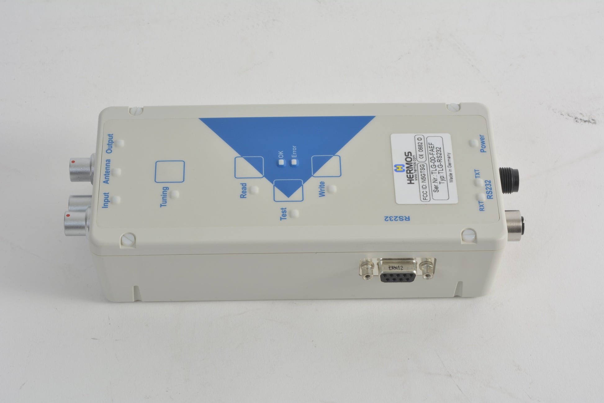 Hermos TLG-RS232 Transponder Reader RFID No Antenna, Unit Only – NTC Tech